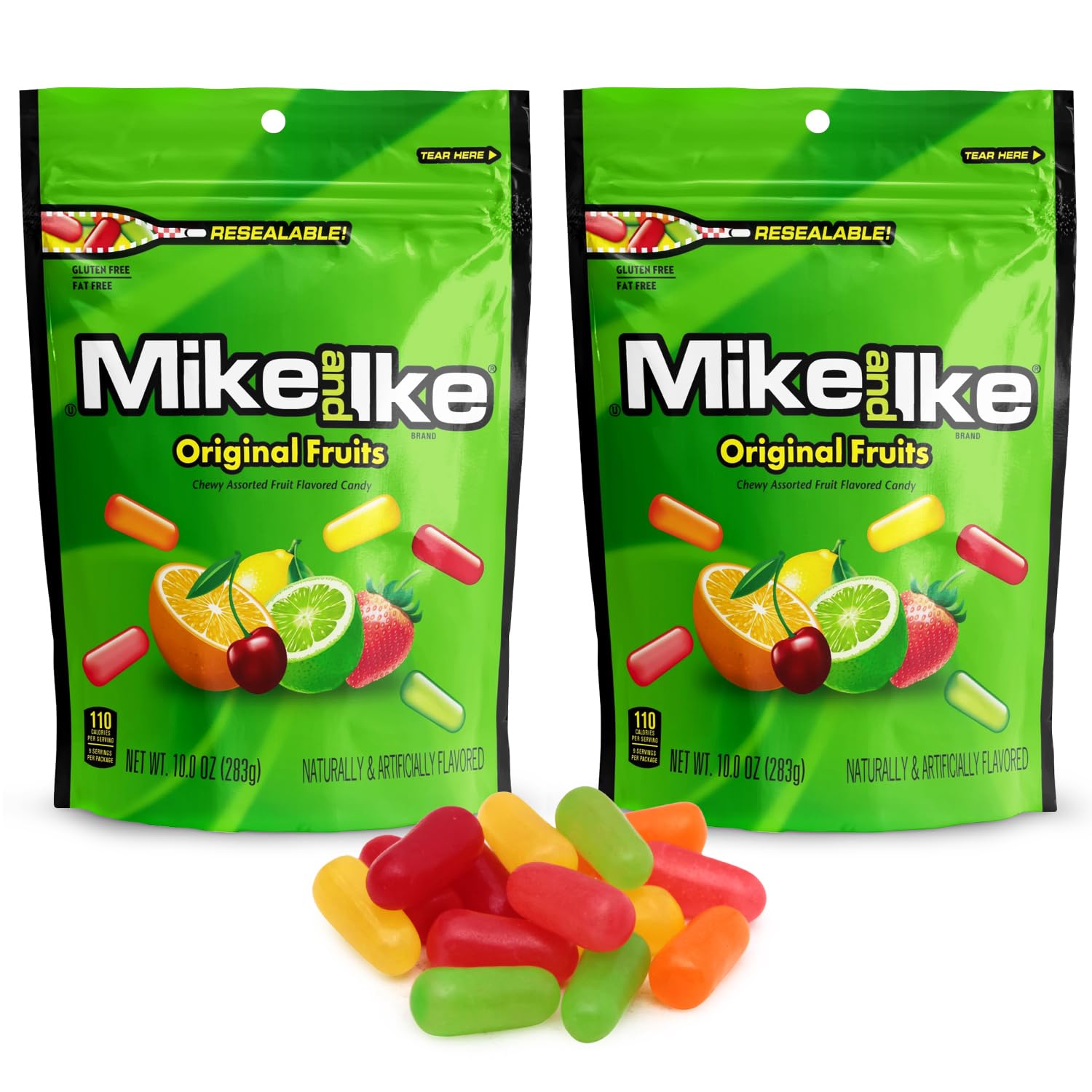 Amazon.com : Mike n Ike Original Fruits, 10 Ounce (Pack of 2) : Grocery ...