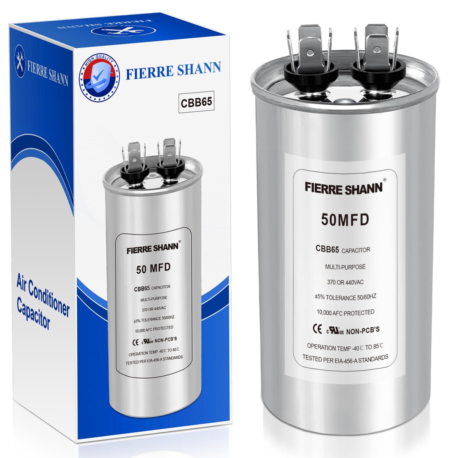 50 Uf Mfd Capacitor For Ac 370 Or 440 Vac | Desertcart BAHRAIN