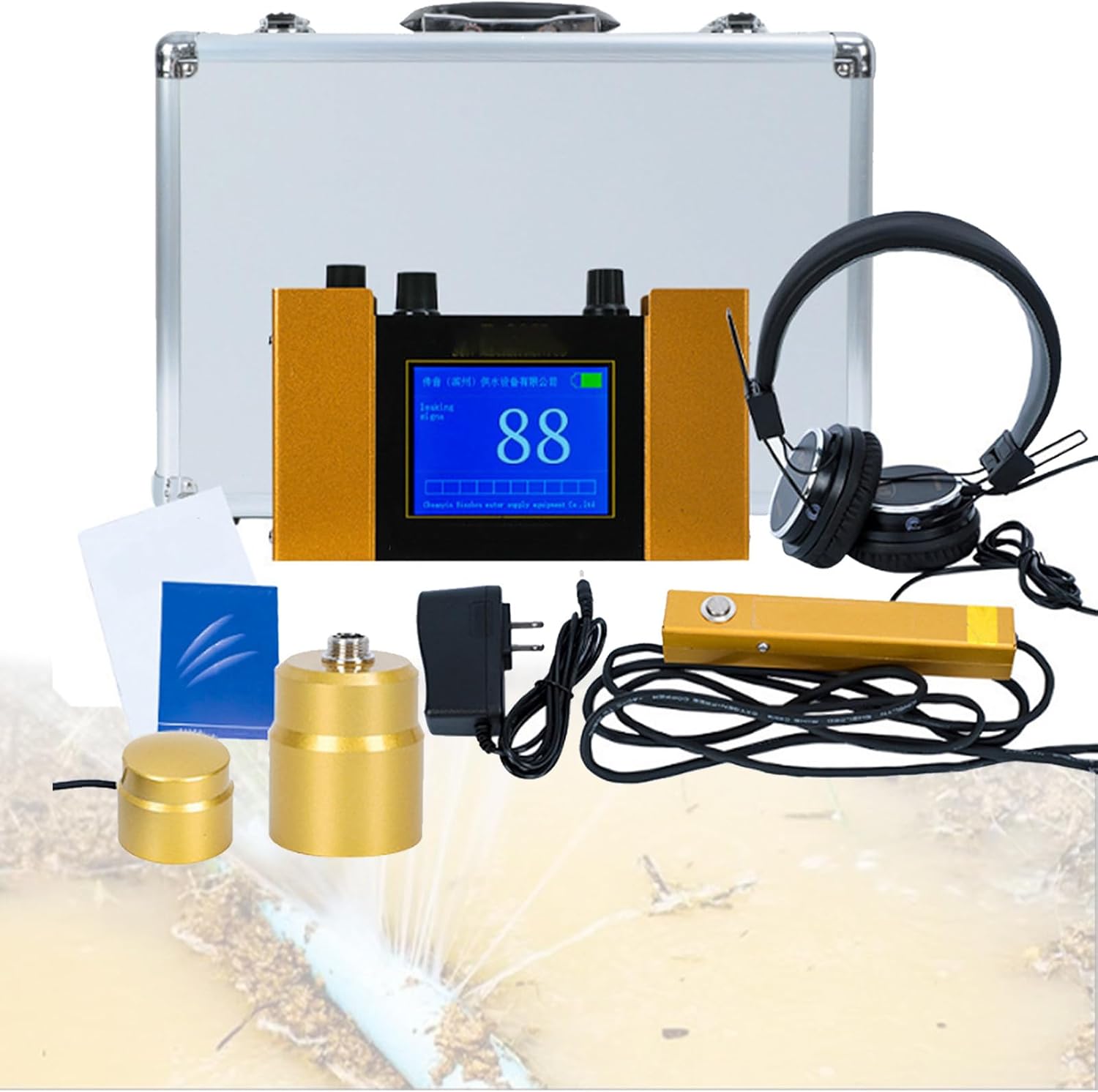 Professional Underground Water Leak Detector - Plumbing Leak Detector ...