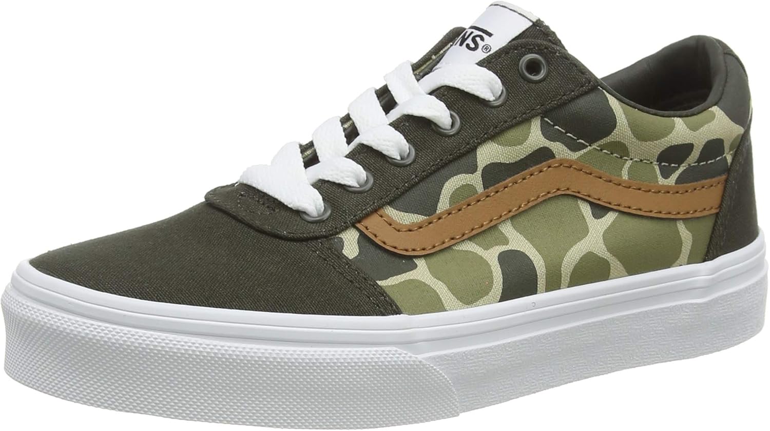Vans Boy's Low-Top Trainers, Multicolour ((Frog Camo) Forest Night ...