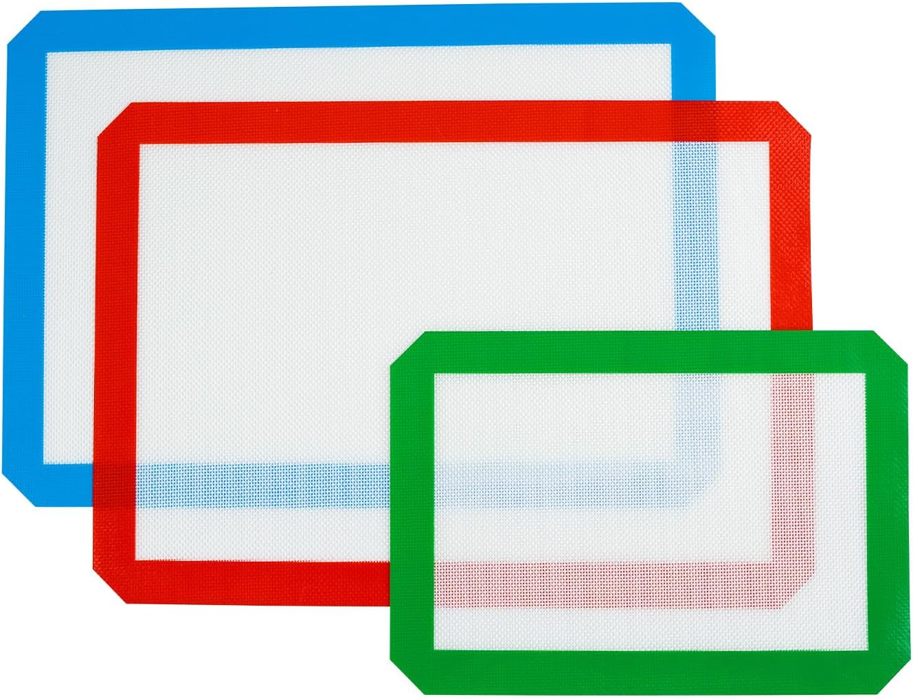 Amazon.com: INNOVKITCHEN Silicone Baking Mat, 3 Pack Nonstick Silicone ...