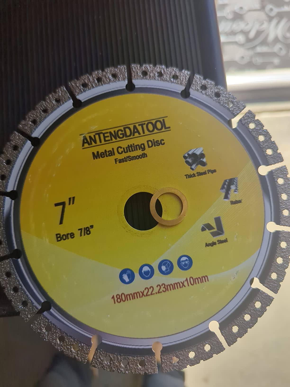 ANTENGDATOOL 4-1/2 Inch Metal Cutting Diamond Blade, 4.5" Cut Off Wheel ...