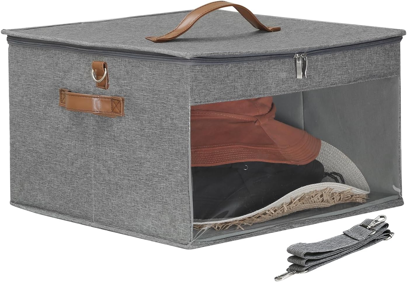 Amazon.com - RUITASA Hat Box Hat Box, Wide Brims Hat Carrier Case ...