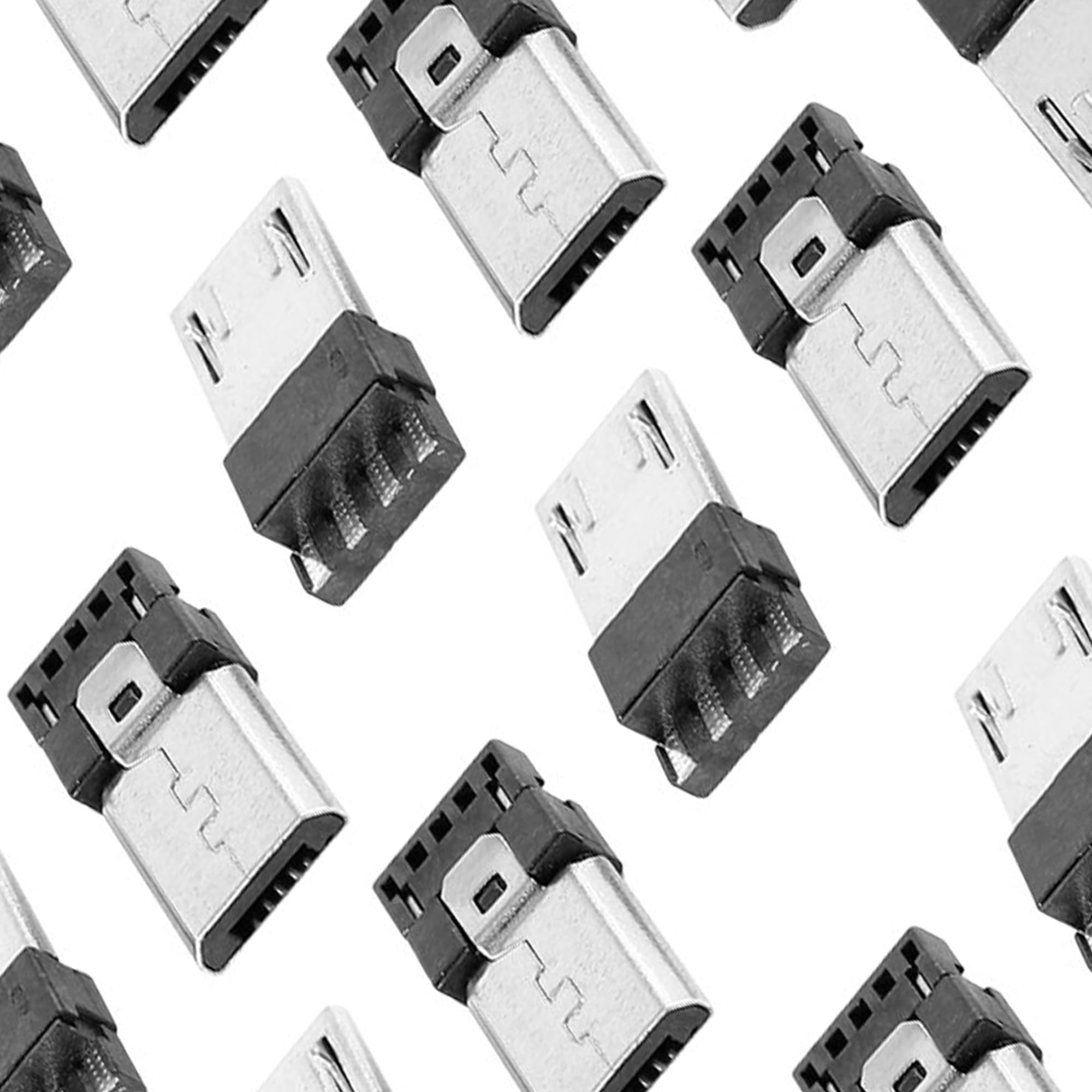 Micro Usb Repair Connector 10 Pcs 5 Pin Female Socket Connector SMD 4 ...
