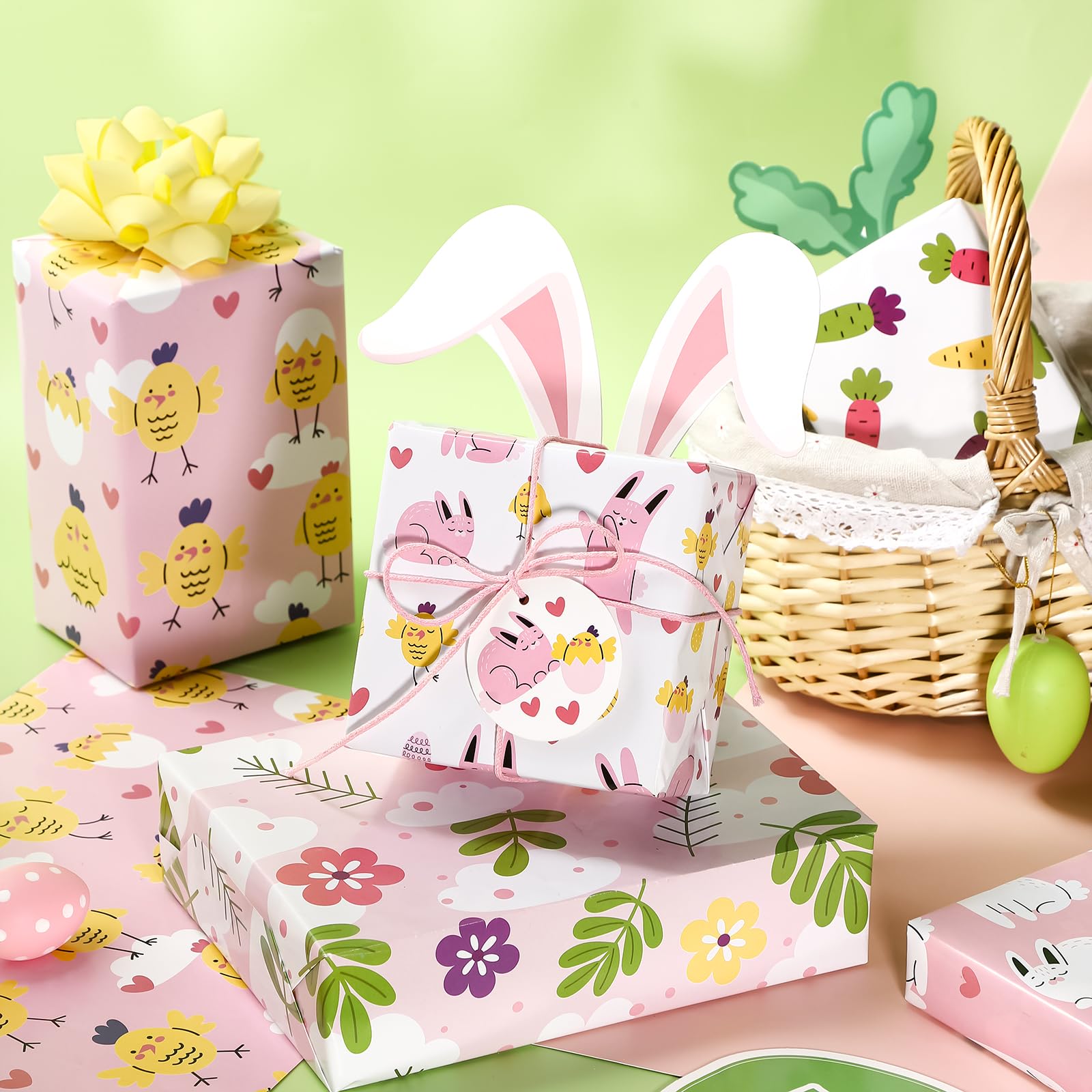 Snapklik.com : WRAPAHOLIC Easter Wrapping Paper Sheet - 12 Sheets Funny ...