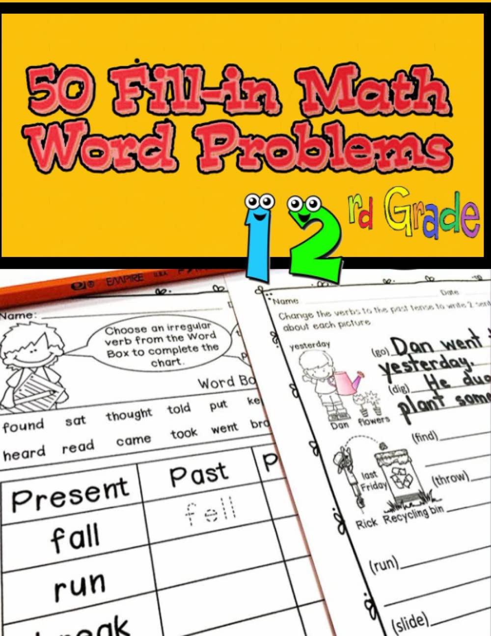 Buy 50 Fill-in Math Word Problems: Grades 2-3: 50 Engaging Stories for ...