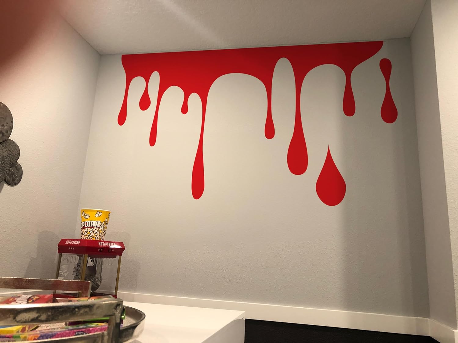 Amazon.com: Paint Dripping Wall Decal Decor for Your Living Room ...