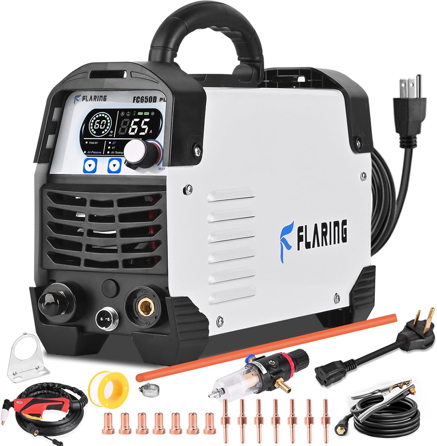 FLARING Plasma Cutter,65Amp Plasma Cutter Machine 120V/240V,4/5" (20mm ...