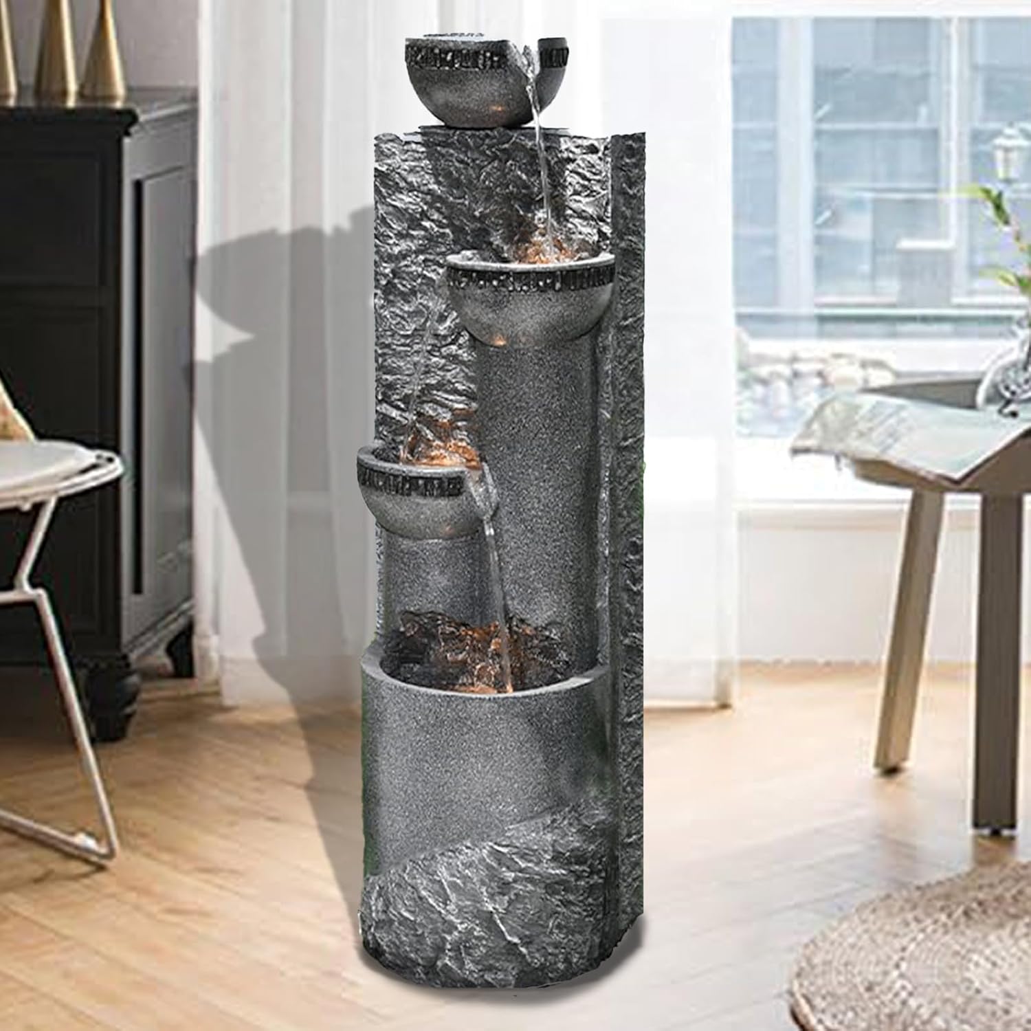 SERBILHOME Fuentes de agua para interiores y exteriores, fuentes de ...