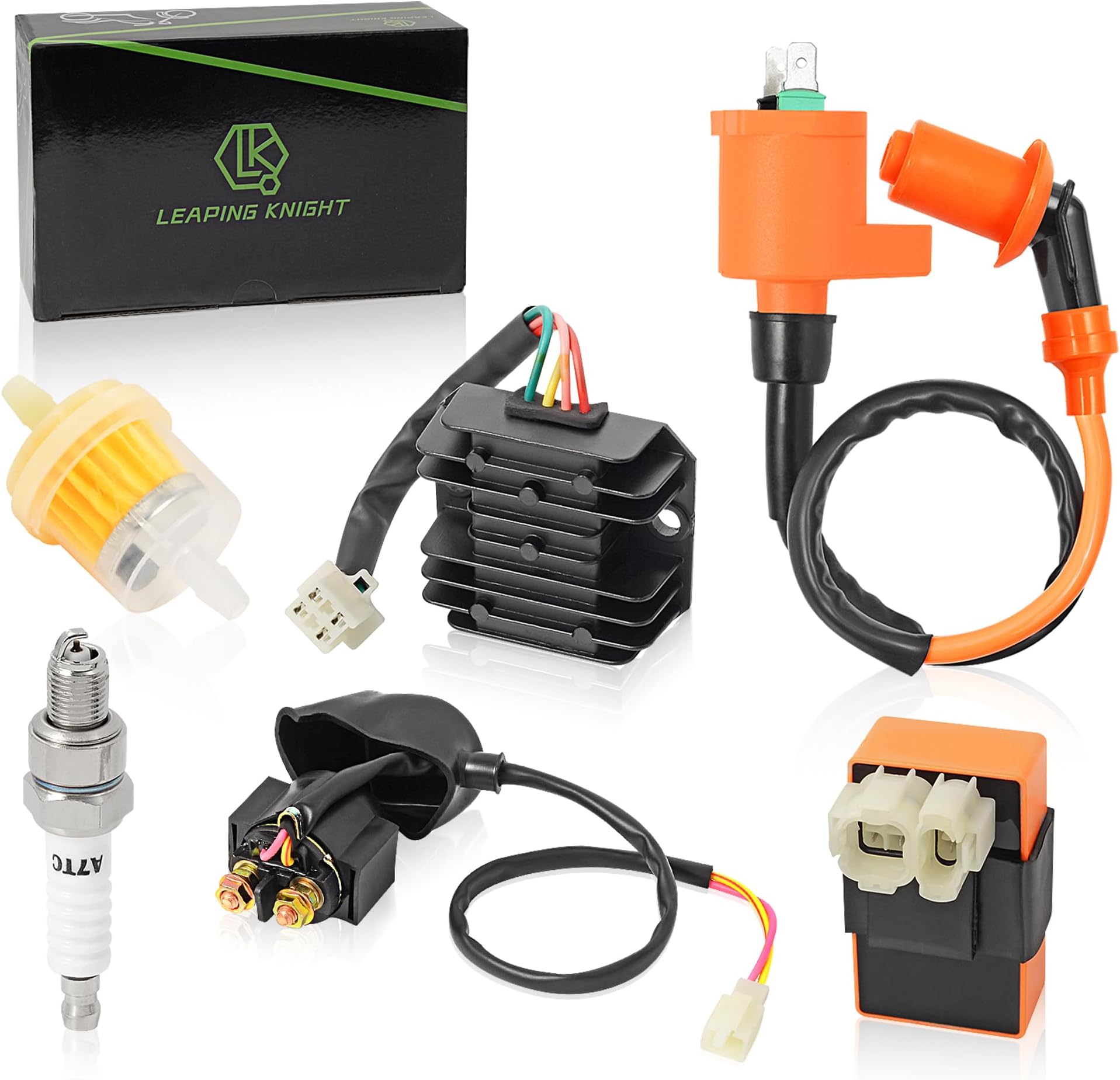 Amazon.com: GY6 150cc Ignition Coil Kit with Voltage Regulator ...