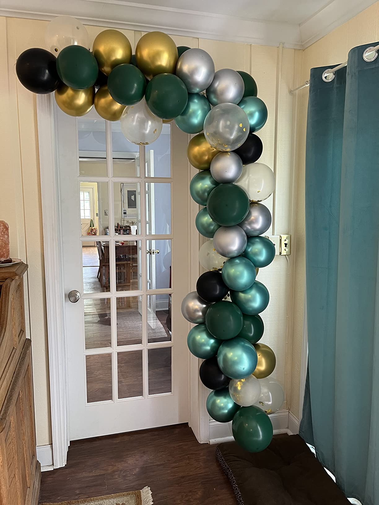 $2/mo - Finance 60Pcs Green Party Balloons,GAGAKU 12 Inches Chrome ...
