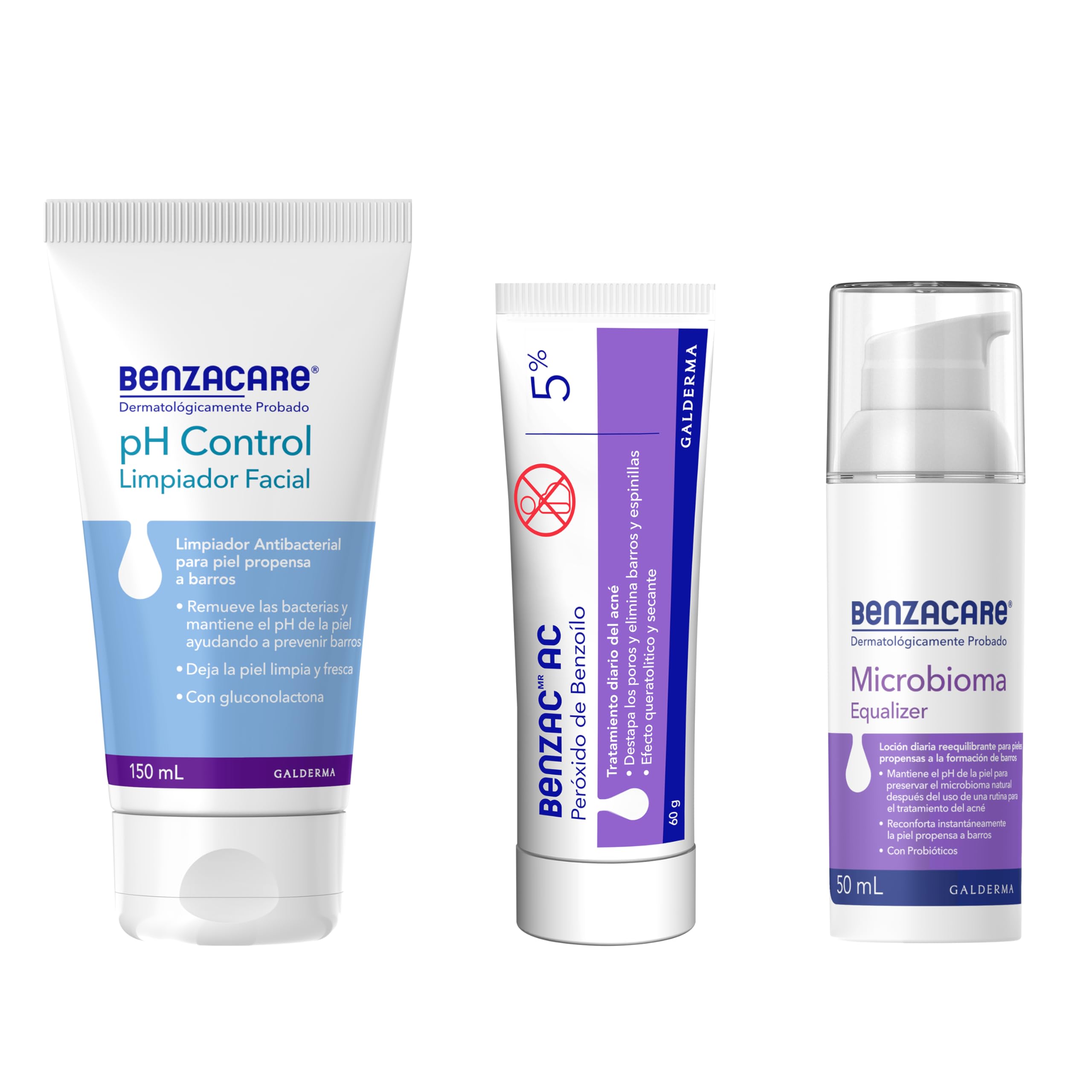 BENZAC AC con BENZACARE Tratamiento Integral Auxiliar para el Cuidado ...