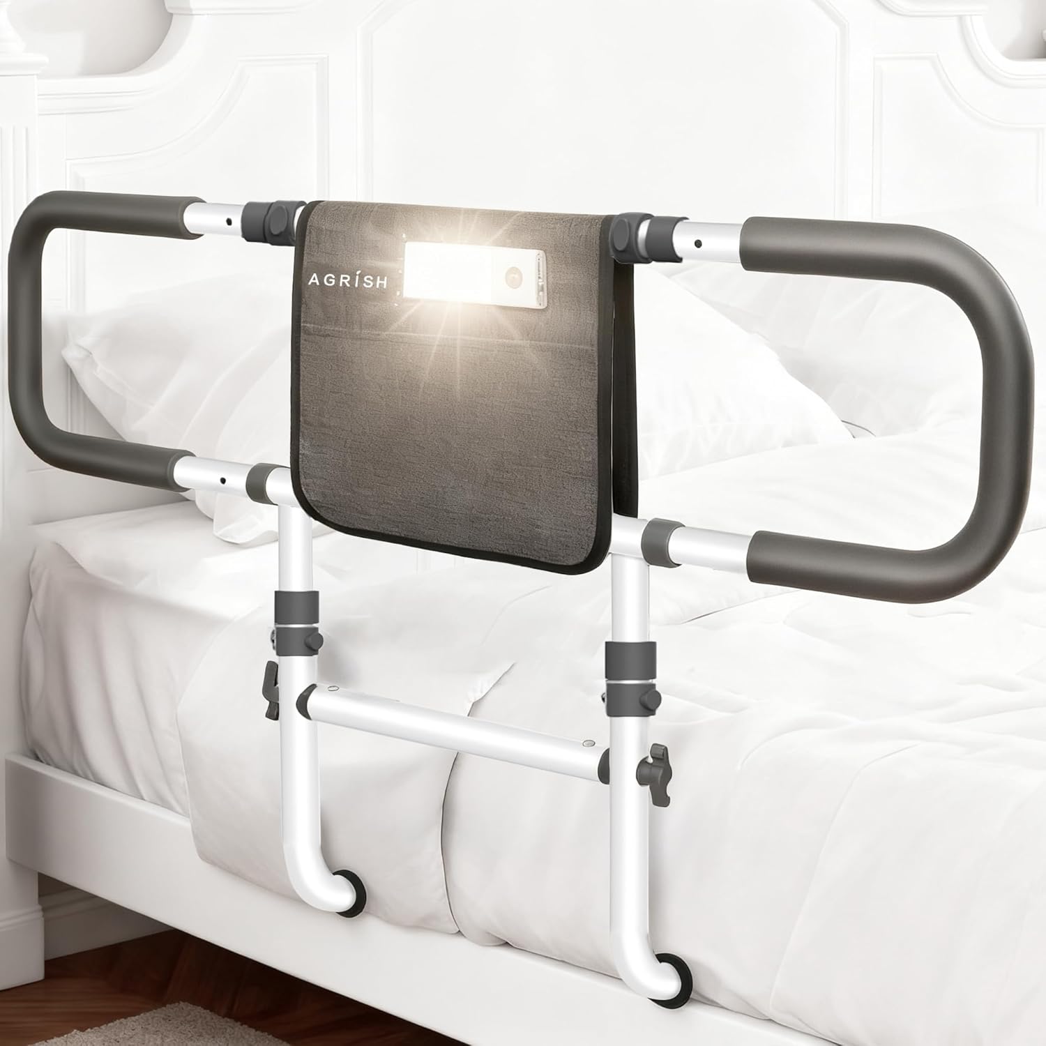 Amazon.com: Bed Rails for Elderly Adults Safety, Extended Bed Assist ...