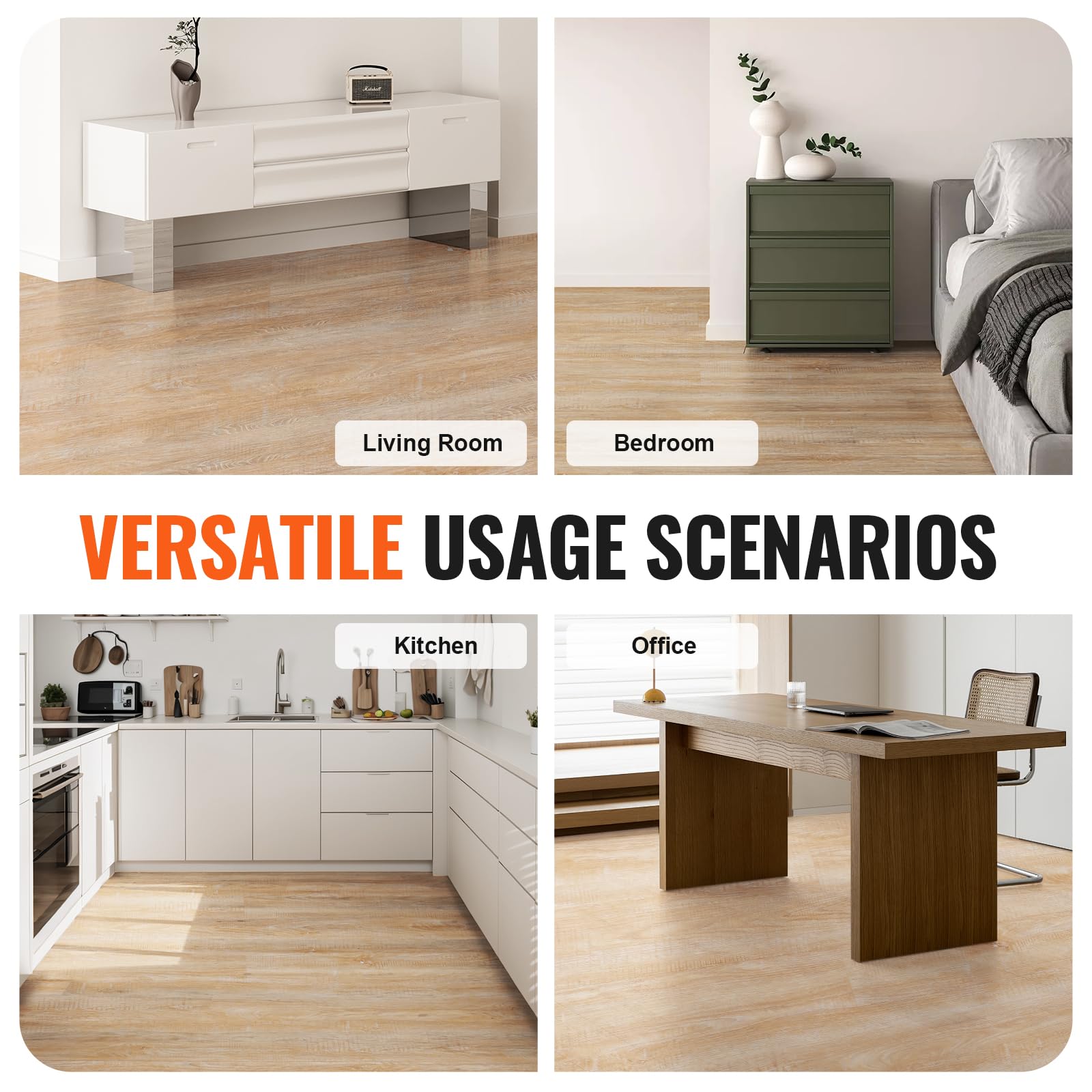 Interlocking Vinyl Floor Tiles Kitchen Palio English Character Oak