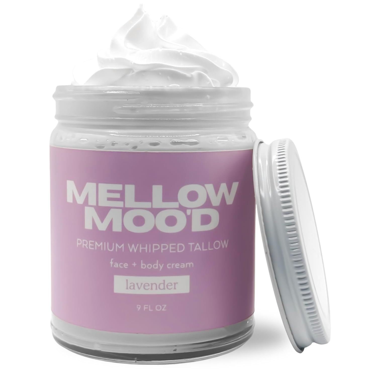 Amazon.com : Mellow Moo'd Whipped Grass Fed Beef Tallow - Face + Body ...