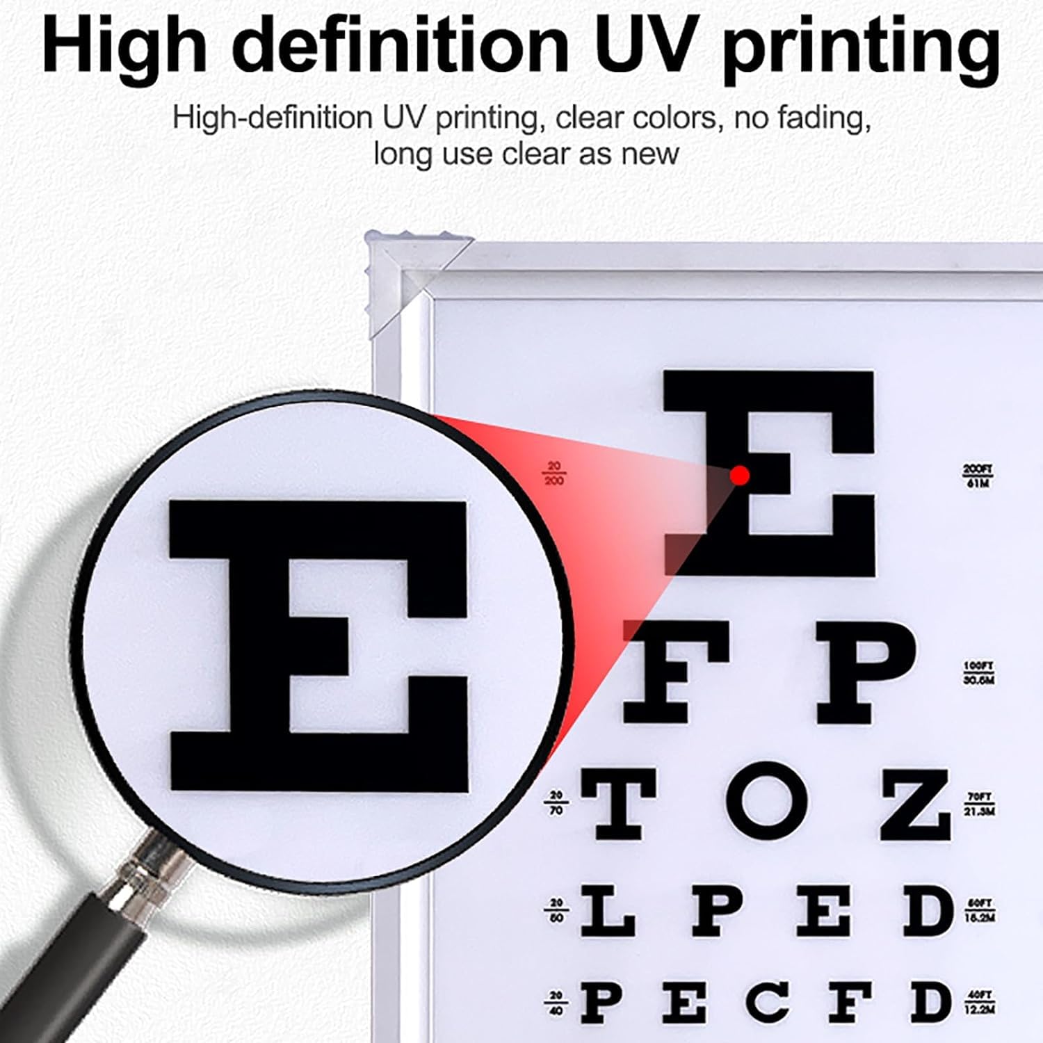 Standard Eye Chart Printable Sight Test Chart Black And White Stock