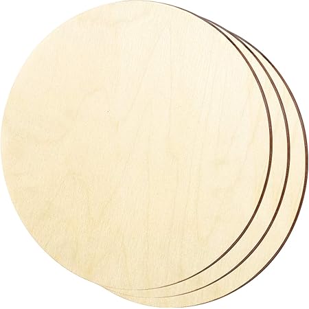 Amazon.com: Wood Circles 18 inch, 1/8 Inch Thick, Birch Plywood Discs ...