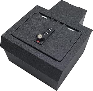 Amazon.com: YOULAI Center Console Gun Safe - Console Gun Vault ...