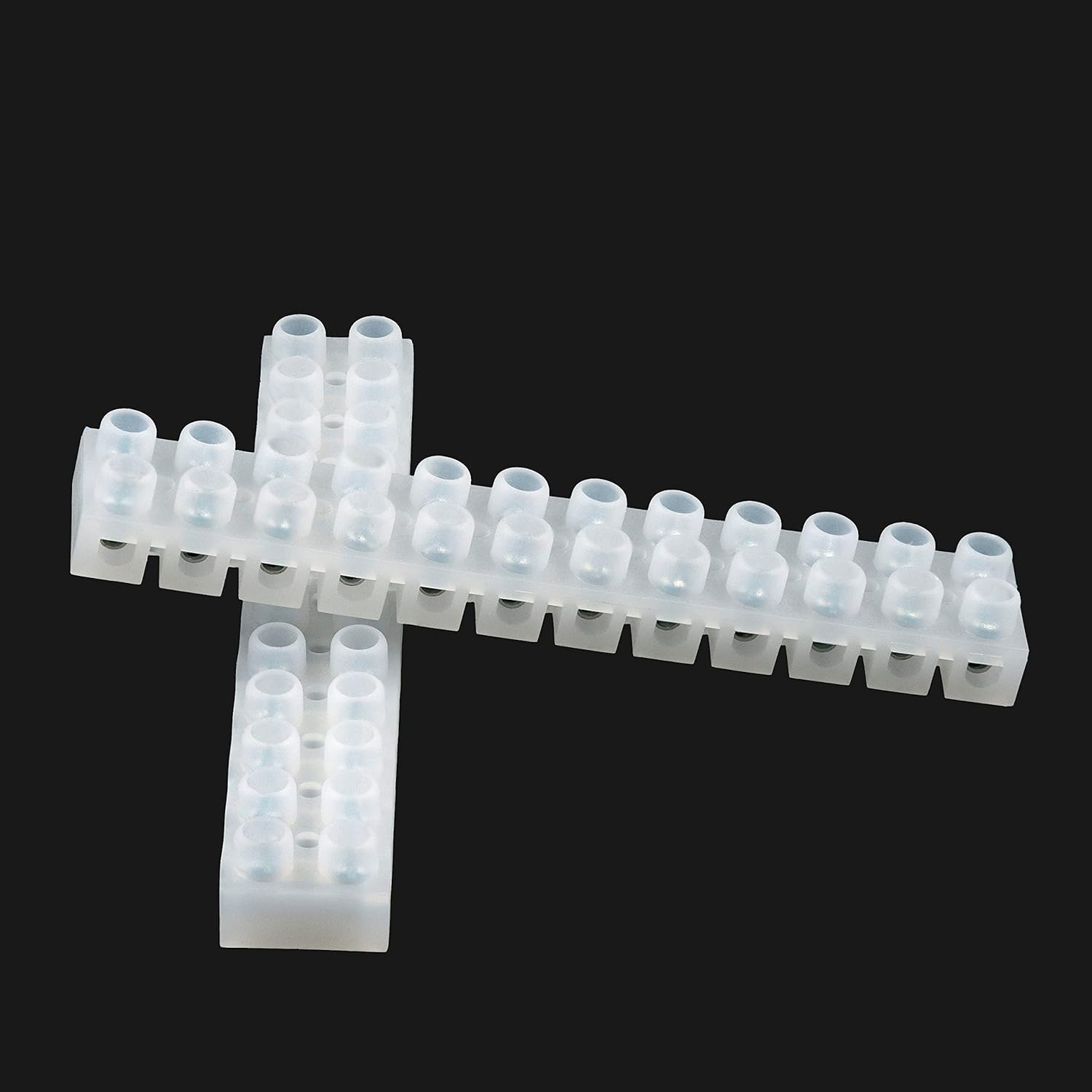 JUKR 12 Way PVC Terminal Connector Block For Electronic Circuits ...