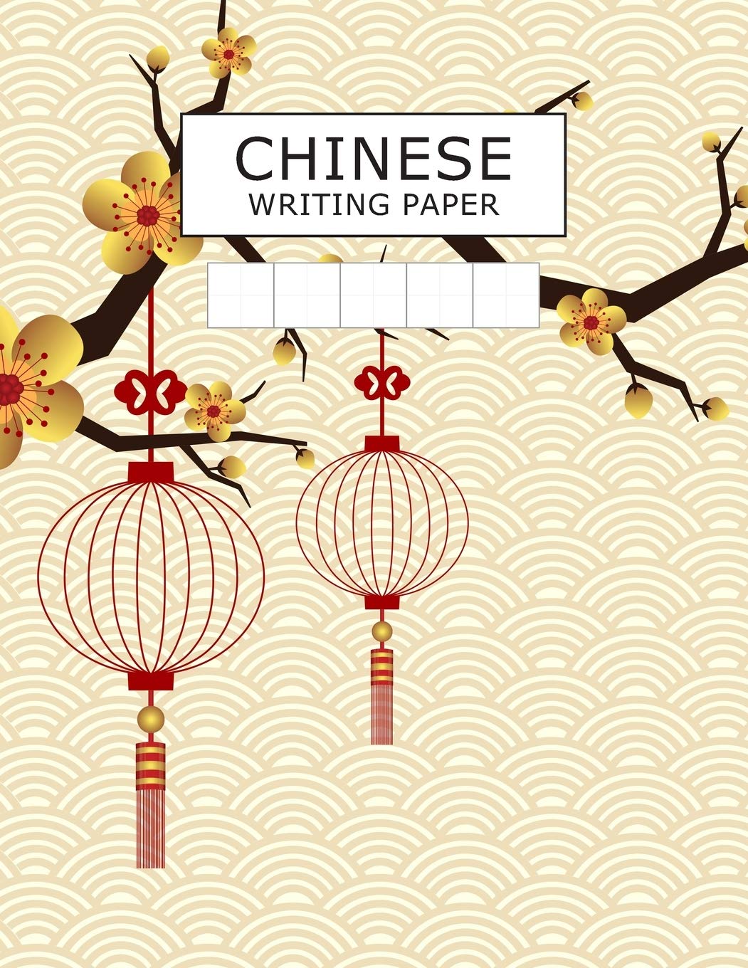 Chinese Writing Paper: Grid Guide Lines Pinyin Tian Zi Ge Chinese ...