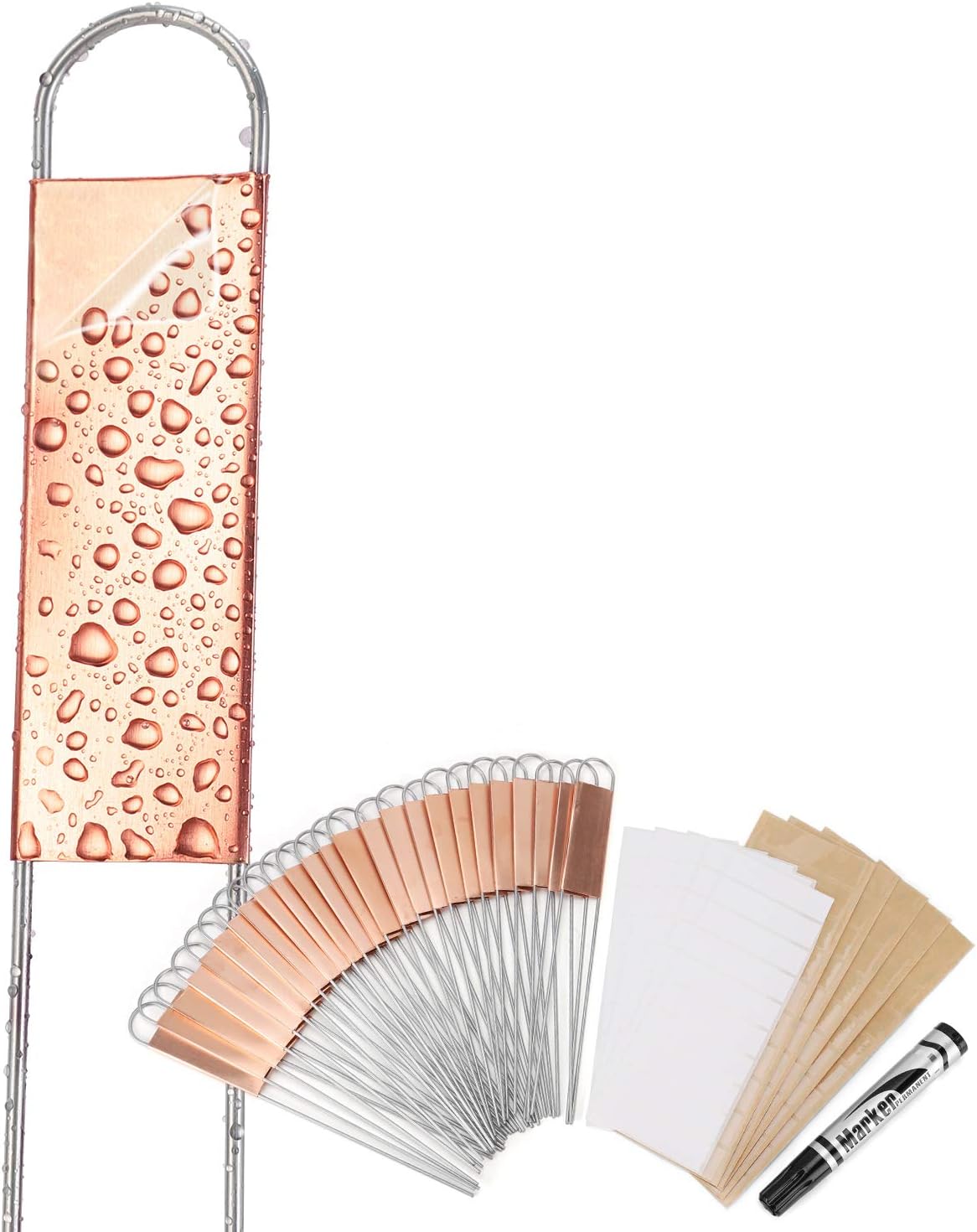 Amazon.com: 50 Pcs 4 Inch Copper Plant Tags, Metal Plant Labels ...