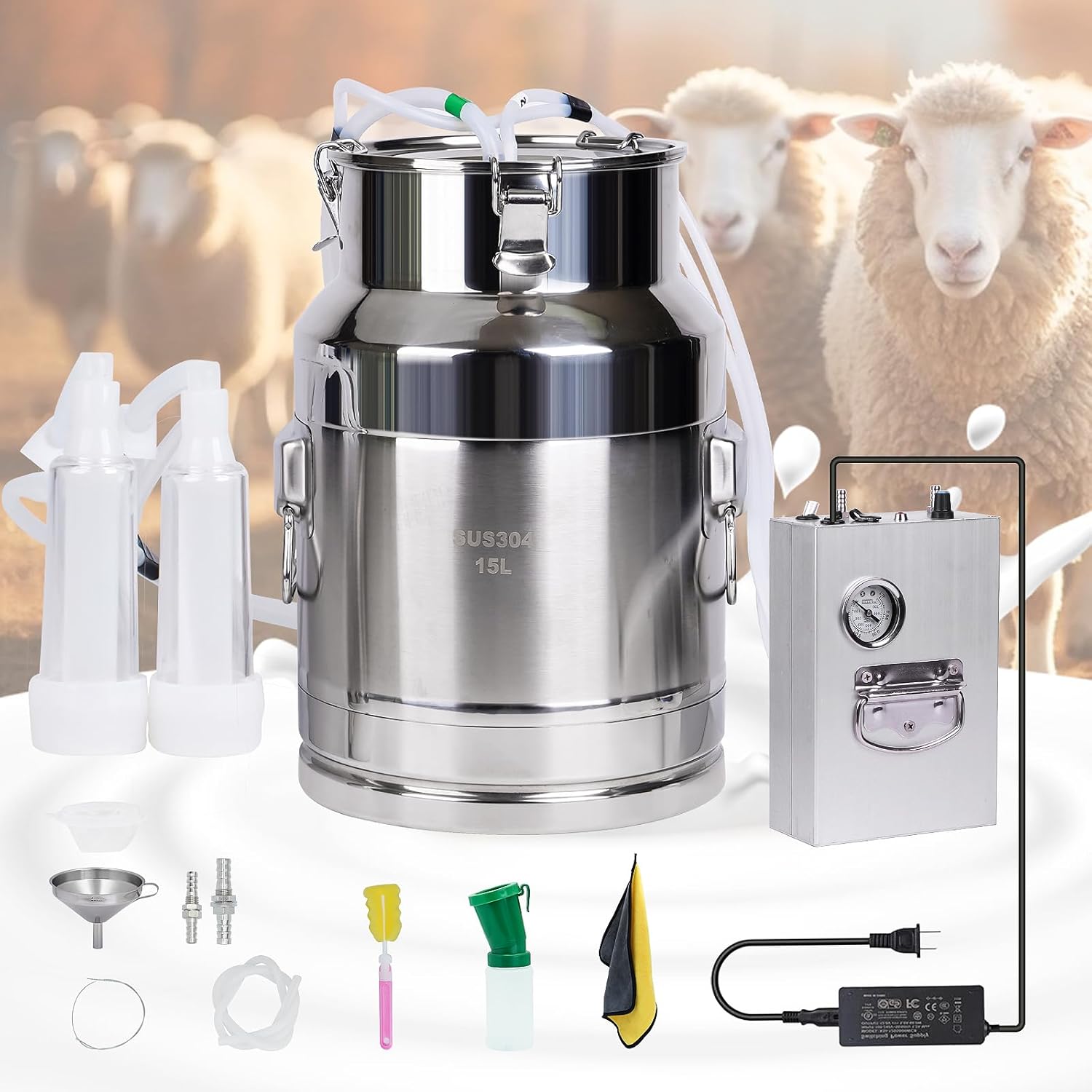Electric Goat Milking Machine for Goat Milker 15L Nepal | Ubuy