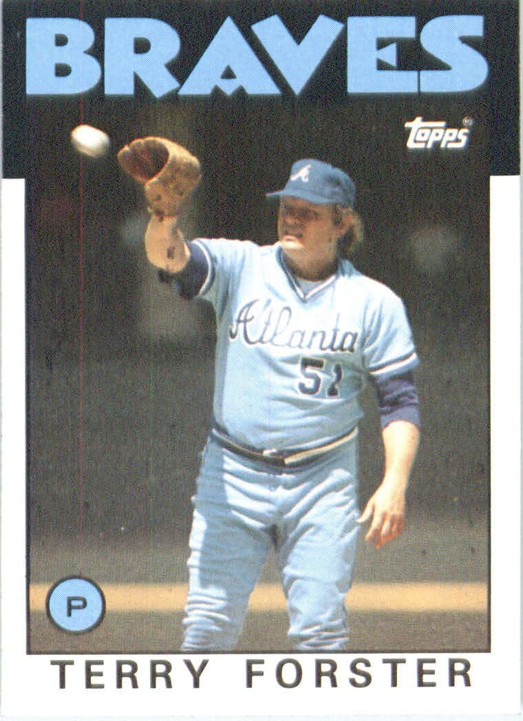 Amazon.com: 1986 Topps Baseball Card #363 Terry Forster : Collectibles ...