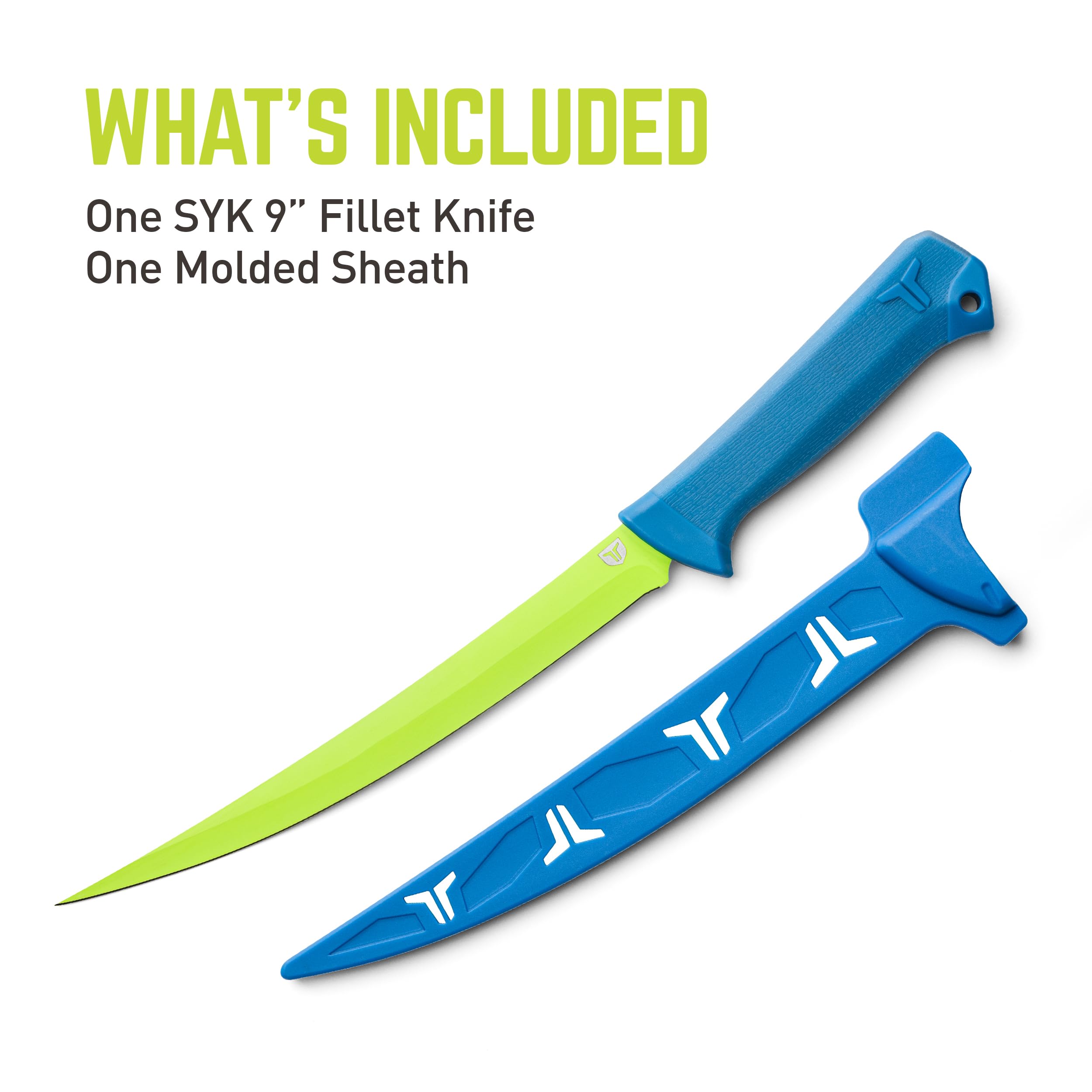 Snapklik.com : SYK Fillet Knife, Medium Flex, Hollow Ground Blade ...