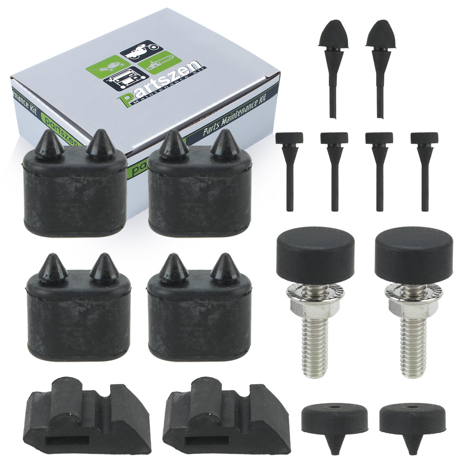 Amazon.com: partszen EB-P00001 Radiator Support Hood Stop Bumper Rubber ...