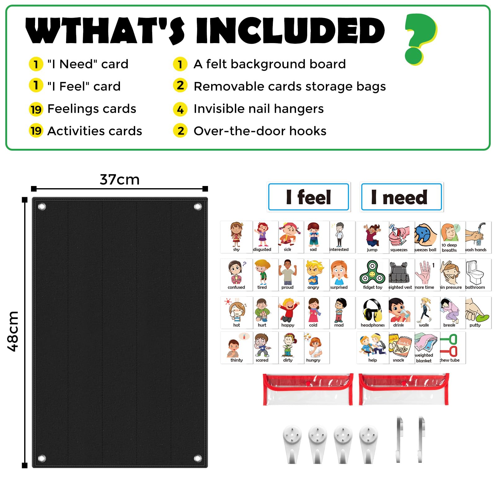 Snapklik.com : Feelings Chart For Preschool Teacher Supplies, Social ...