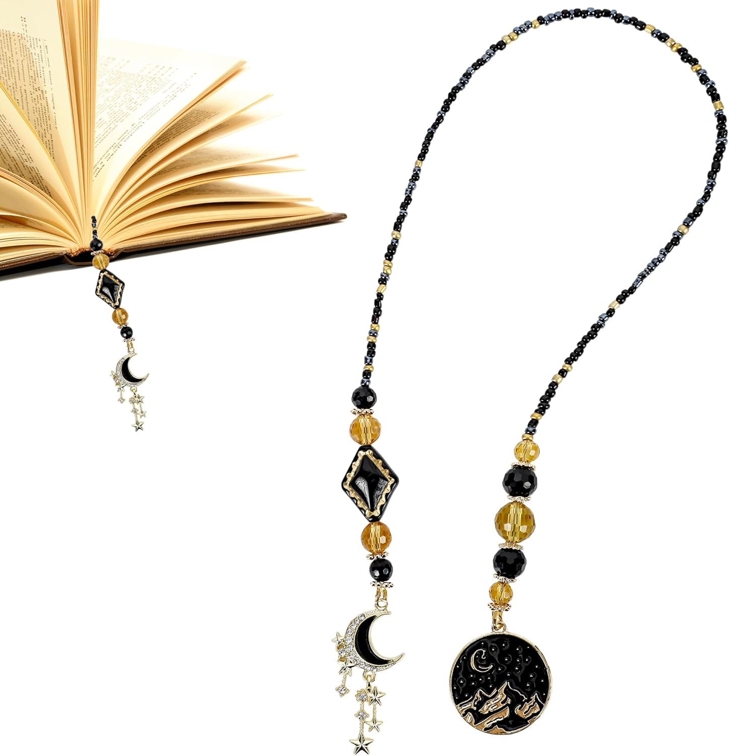 Amazon.com : Celavoy Fantasy Acotar Bookmark Gifts - Inspirational Moon ...