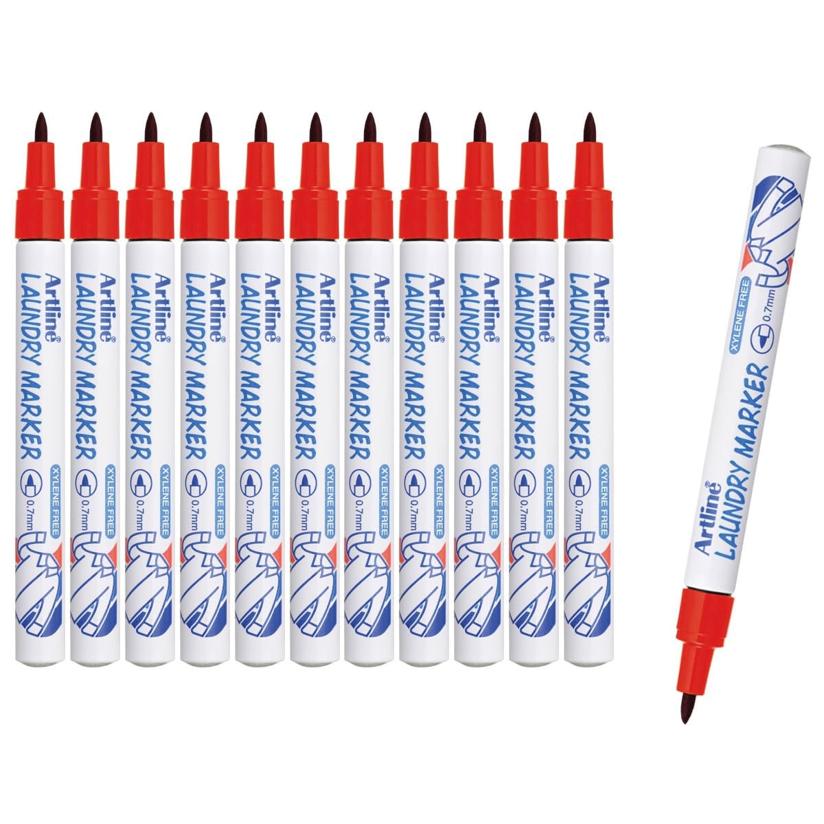 Snapklik.com : Artline Laundry Fabric Markers Permanent For Clothes ...