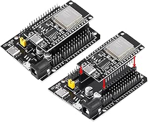 Diymore 2 Sets for ESP32S Breakout Board,NodeMcu for ESP32 Development ...