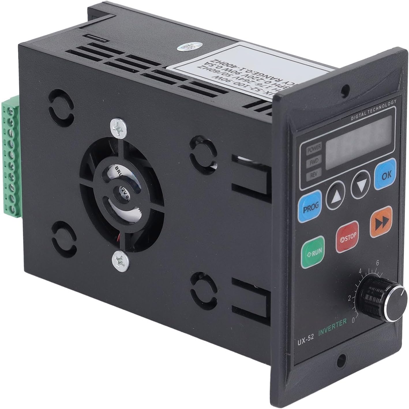 ATO 90W 7A Variable Frequency Drive (VFD), Single to Three Phase, 110V ...