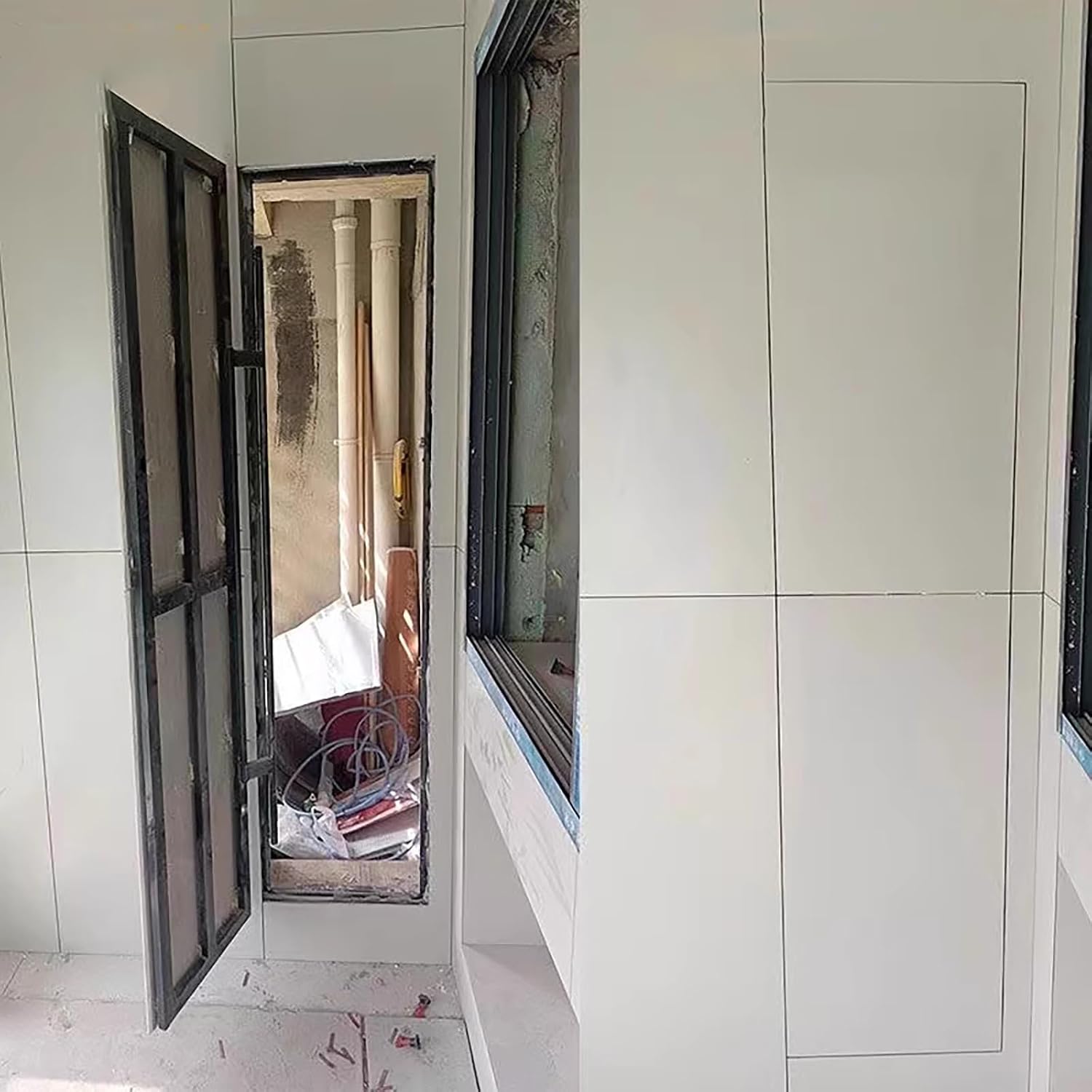 MLYAYE Spring Loaded Magnetic Hidden Door for Inspection Hatch ...