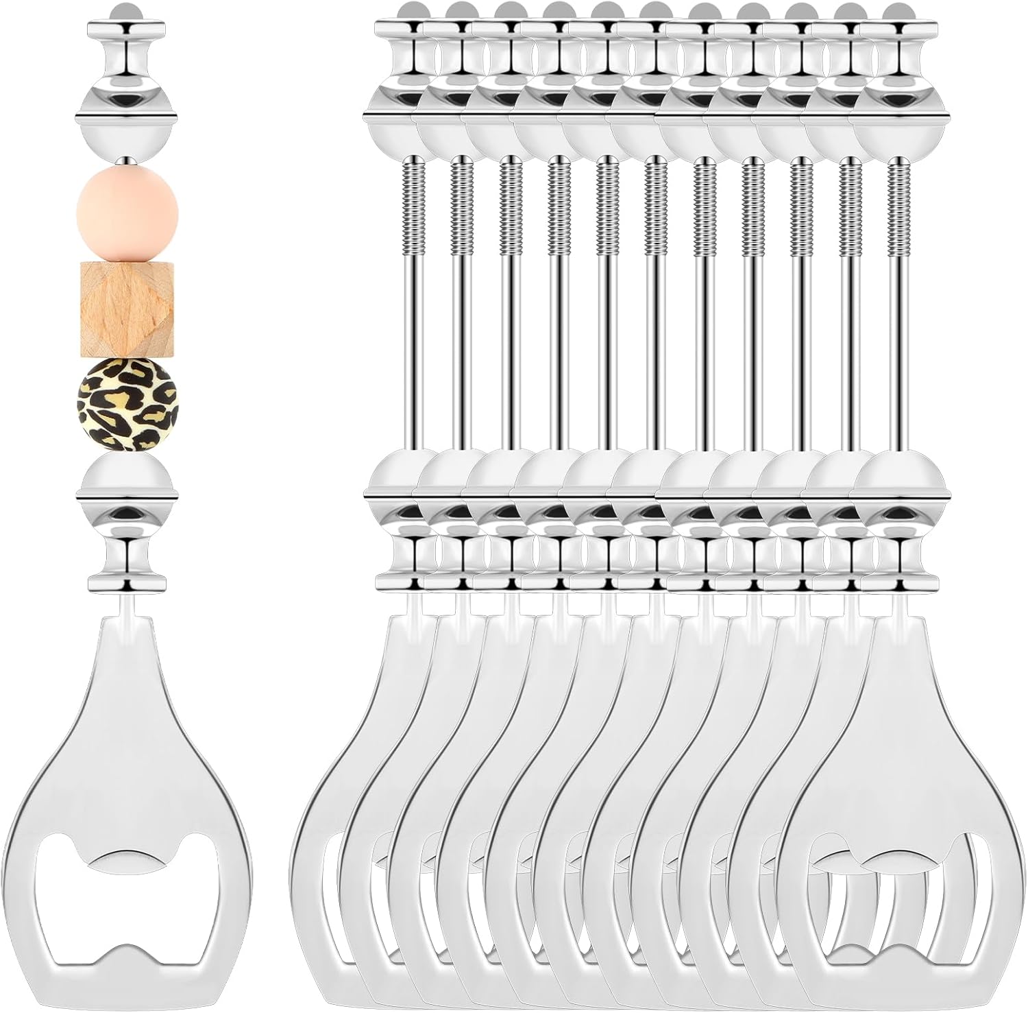 Amazon.com: FoldTier 6 Pcs Beadable Beer Opener Reusable Bottle Opener ...