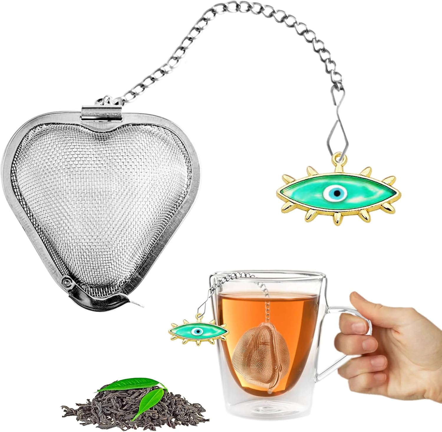 Amazon.com: Teaknowbest tea infuser,tea infuser for loose leaf tea,tea ...