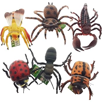 KC Giant MINIBEASTS / INSECTS / BUGS - Set of 6 Giant Plastic ...