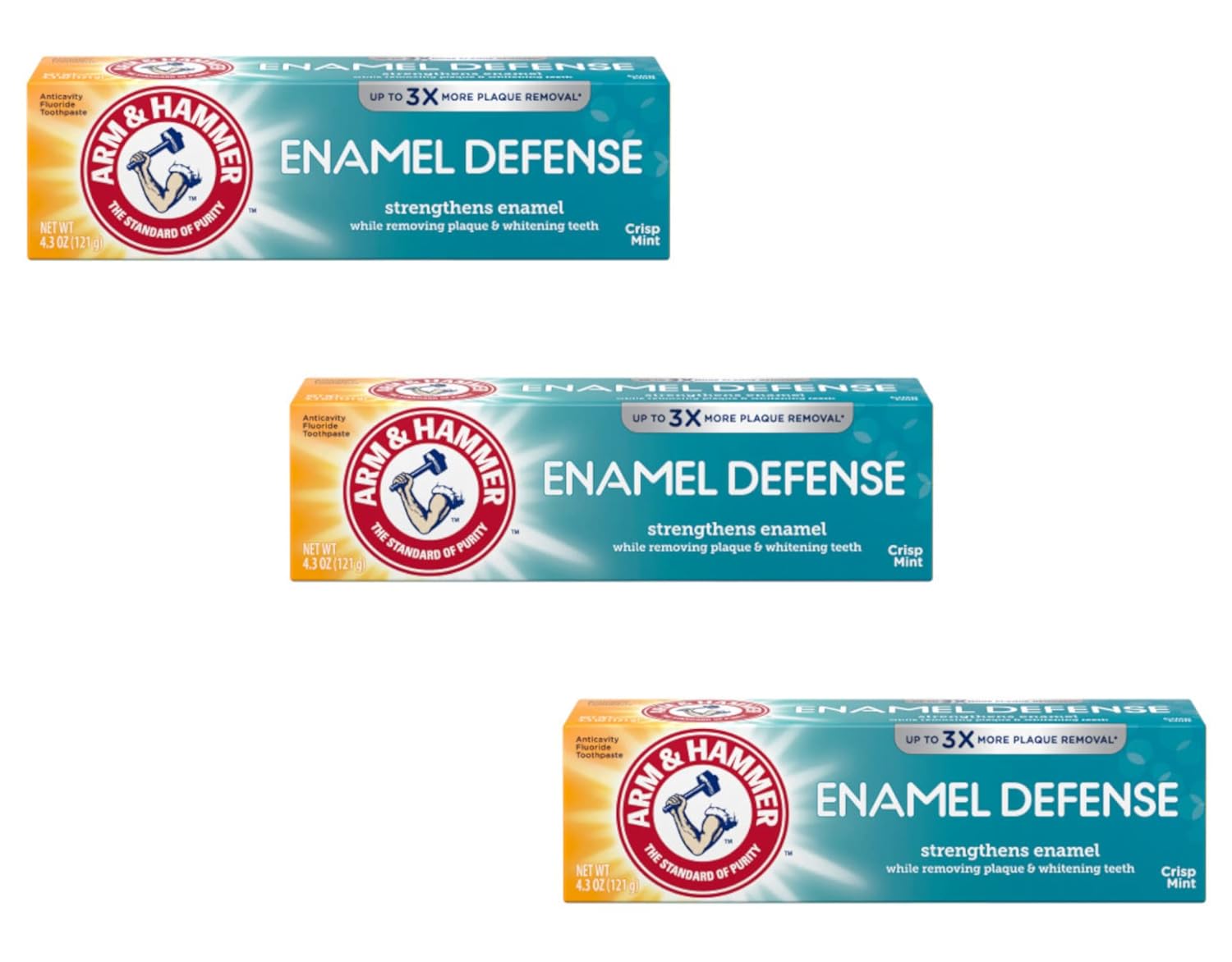 Amazon.com: Arm & Hammer Toothpaste Truly Radiant Bright & Strong 4.3 ...