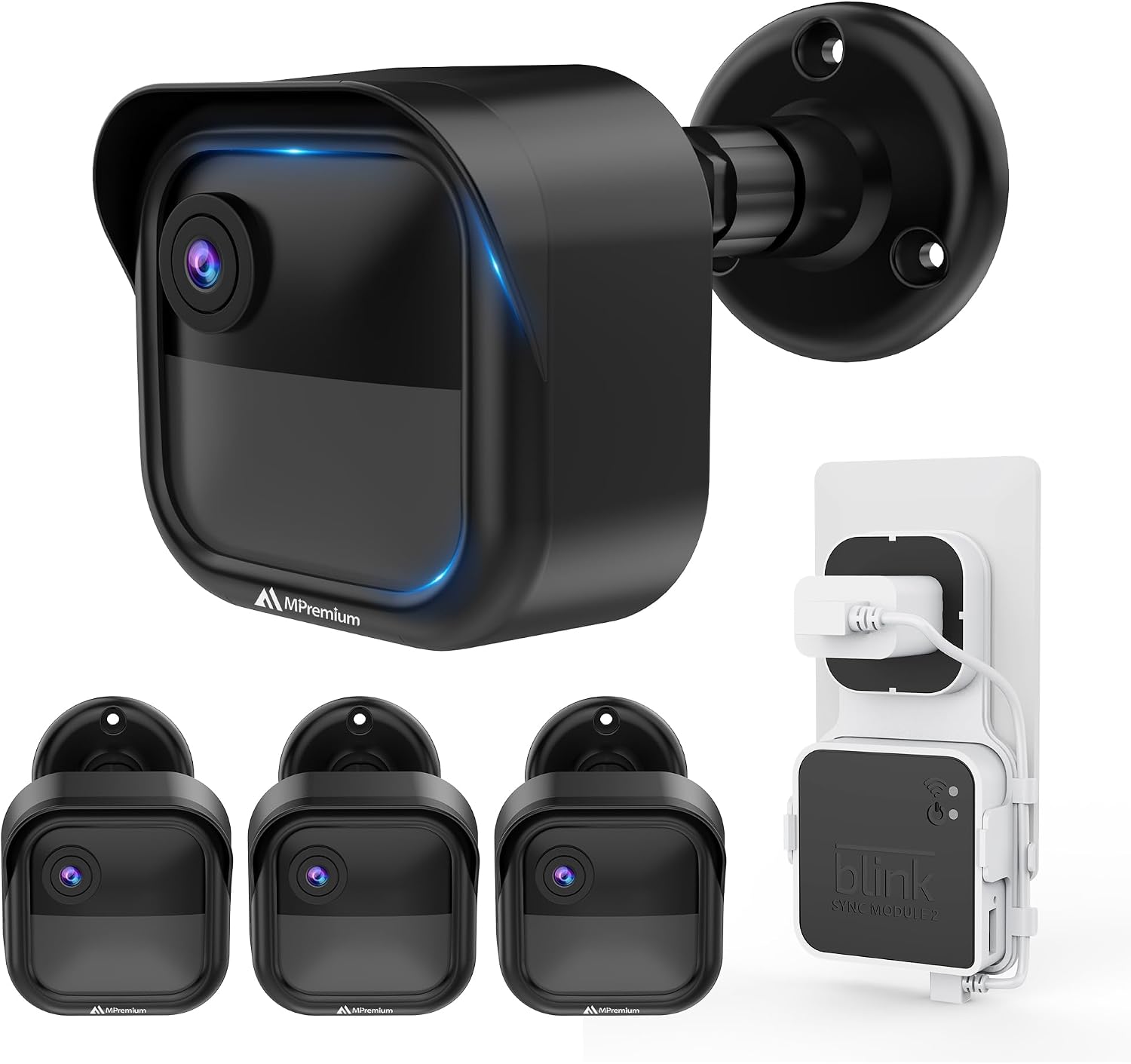 Amazon.com: MiPremium Blink Outdoor Surveillance Camera Mount, 360 ...