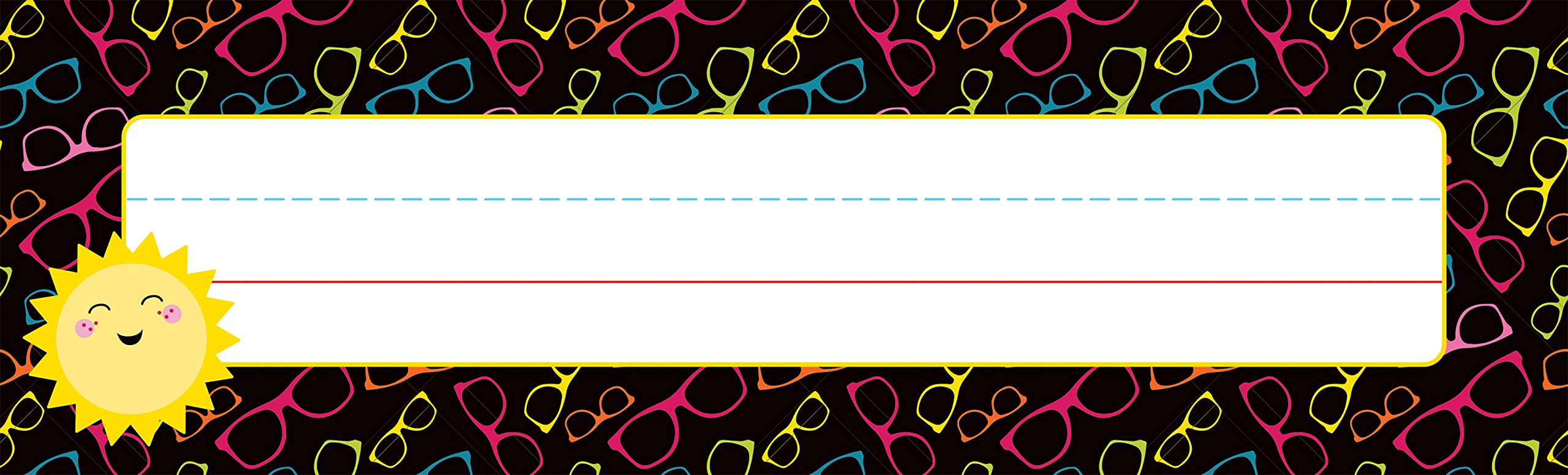 Snapklik.com : Carson Dellosa 36pc School Pop Name Plates, Name Plate ...