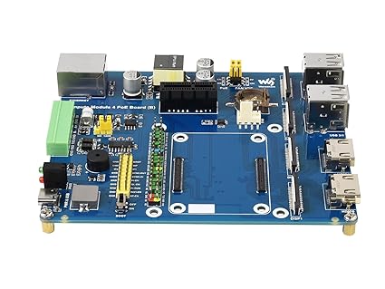 Buy Waveshare CM4 IO Board with PoE Feature (Type B) Compatible with ...