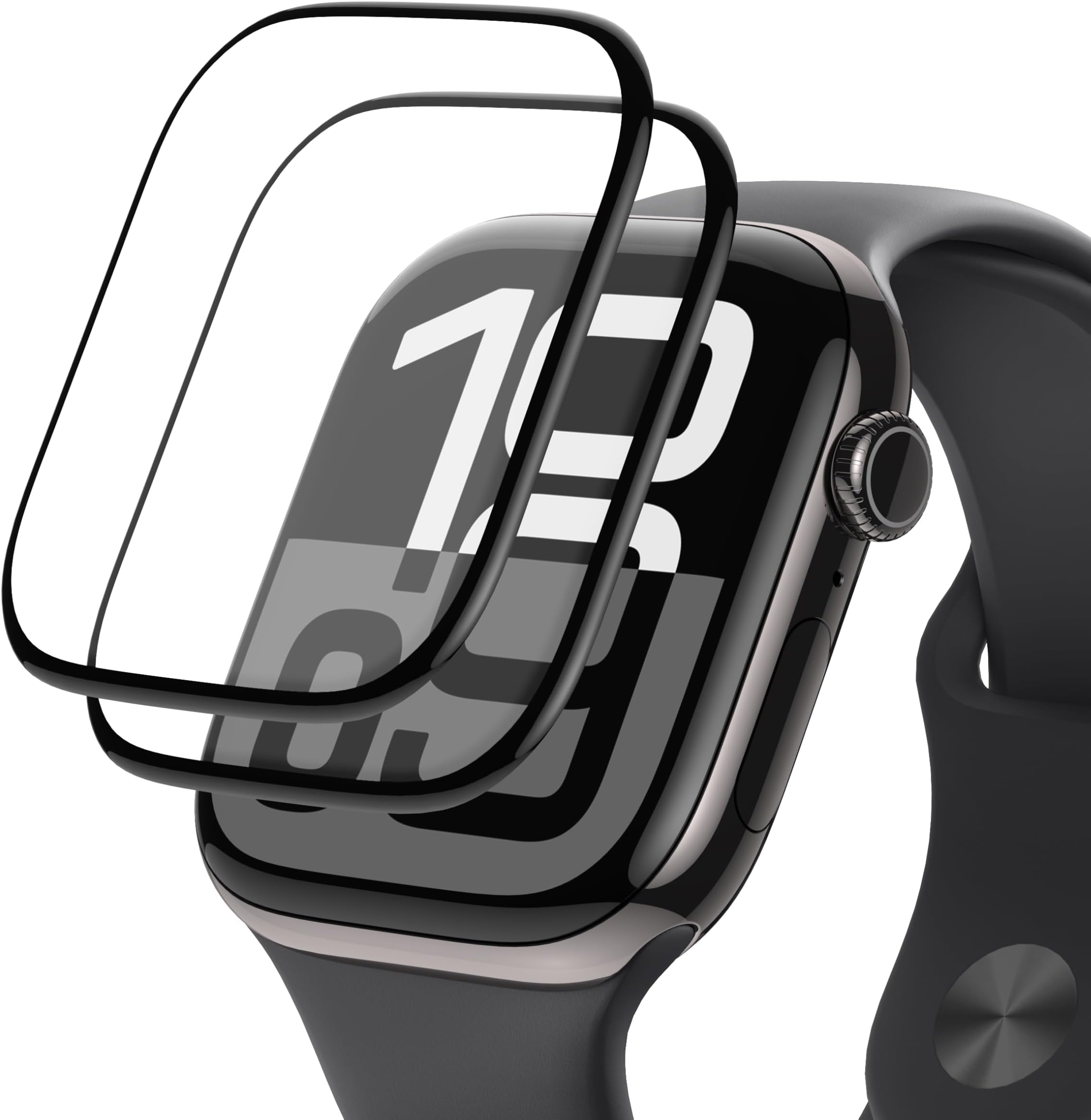 Amazon.com: FLOLAB NanoArmour for Apple Watch Series 10 screen ...