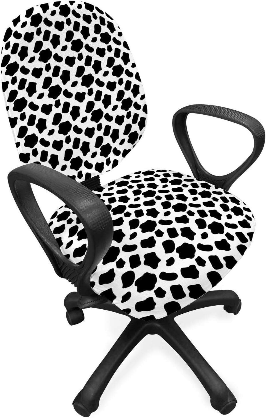 Amazon.com: YOXEULL Cow Print Computer Office Chair Covers Stretchable ...