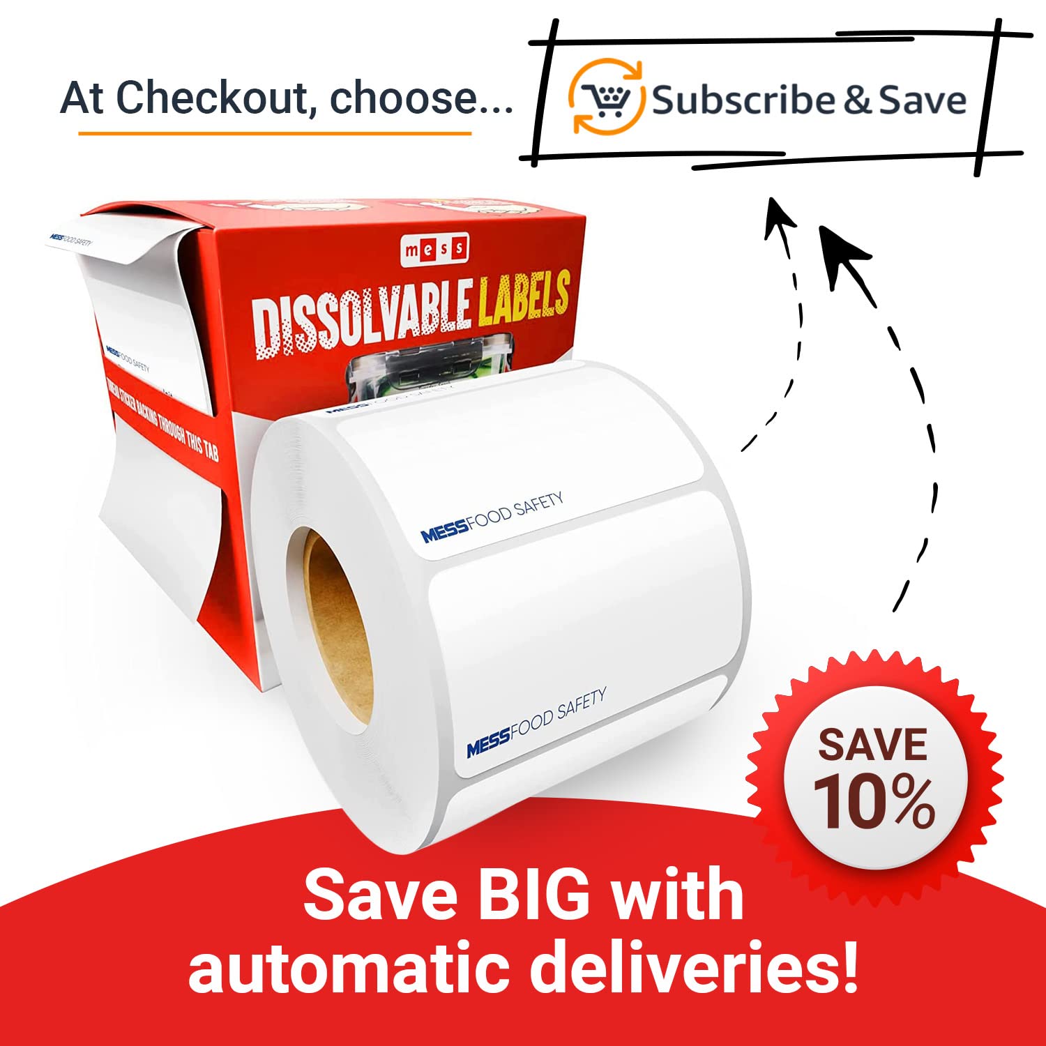 Snapklik.com : Dissolvable Food Labels - 500 1x2 Mason Jar Stickers ...