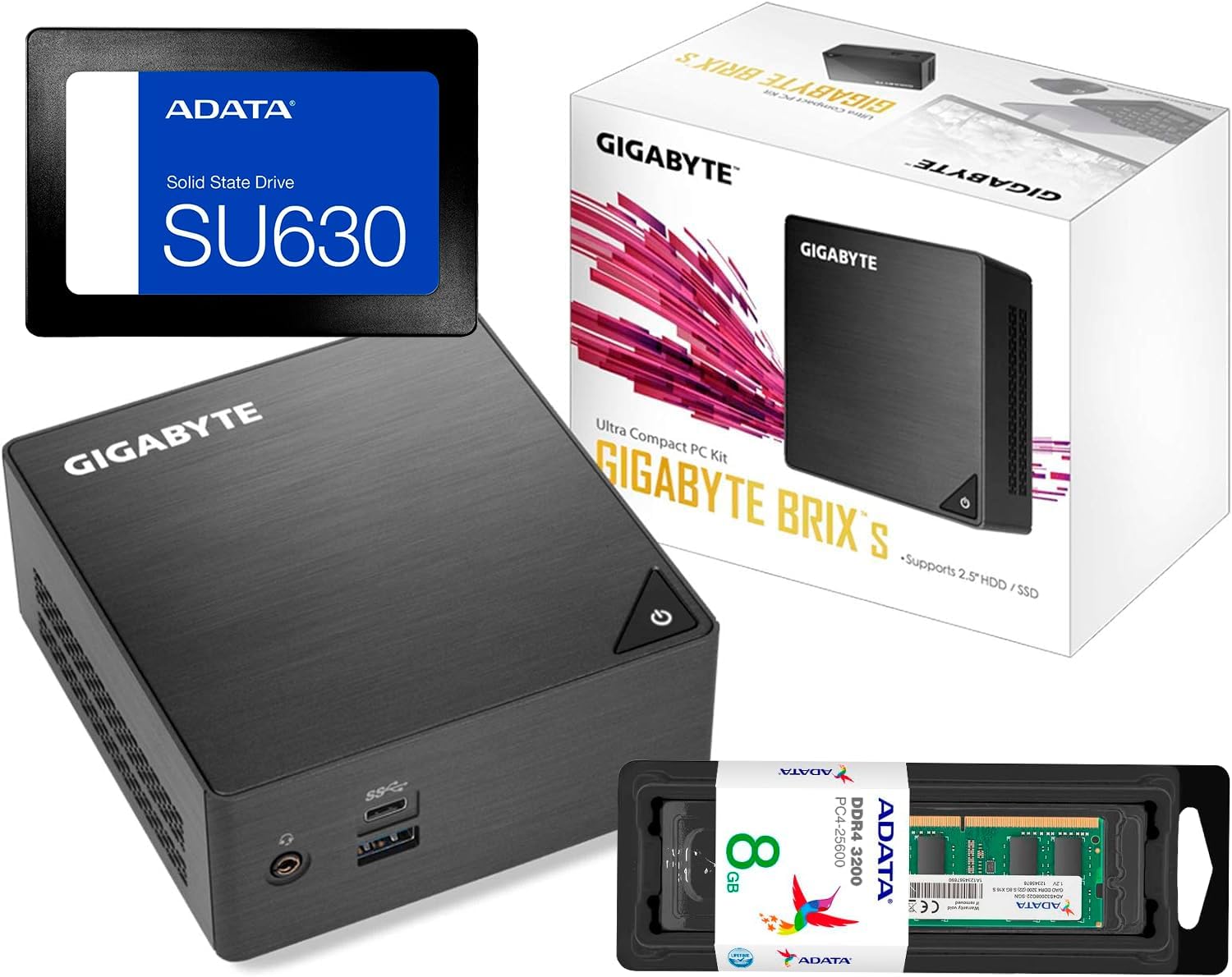 Amazon.com: GIGABYTE Ultra Compact Mini PC/Intel UHD Graphics 600/ M.2 ...