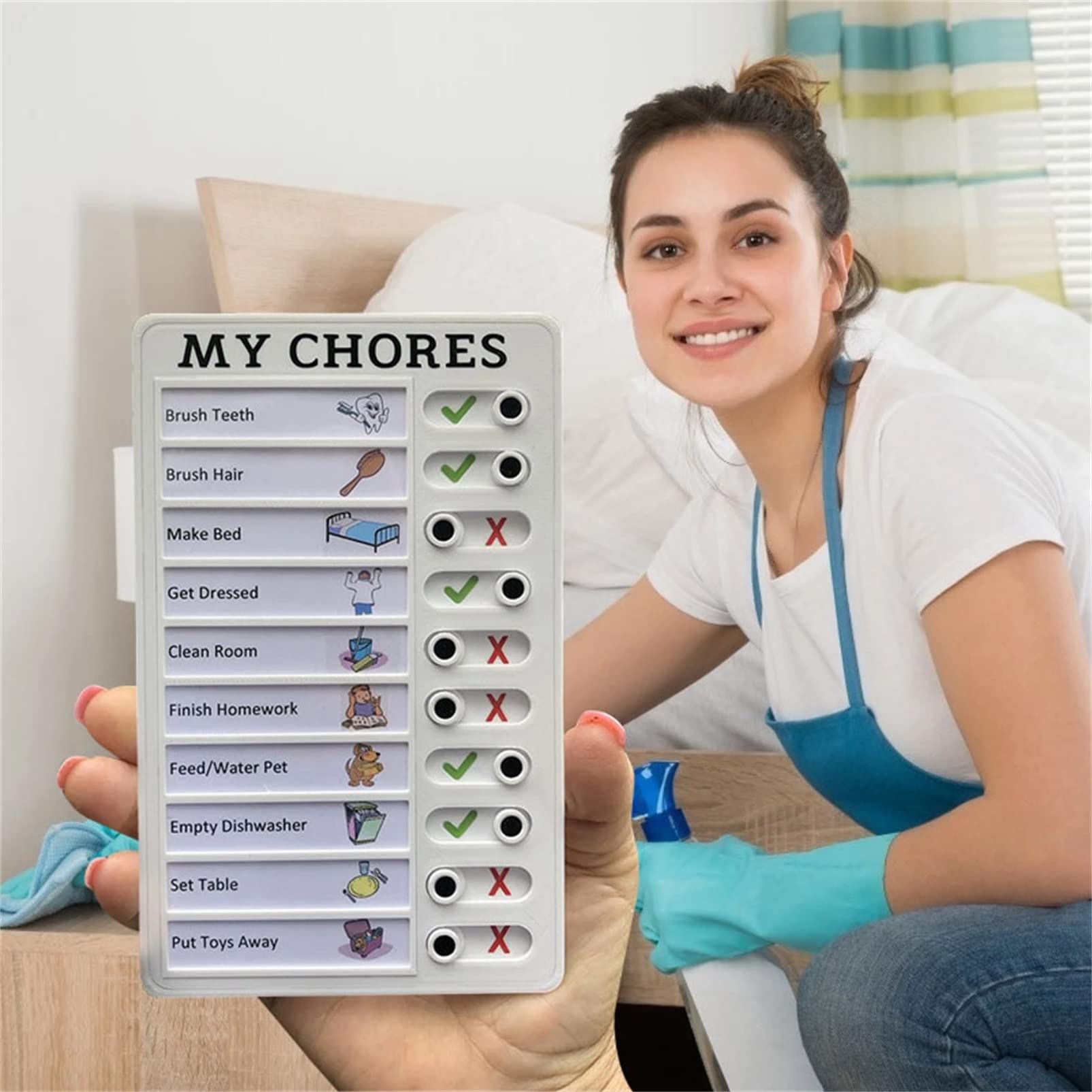 My Chores Checklist Decor Accessories Multi Purpose Wall Hanging ...