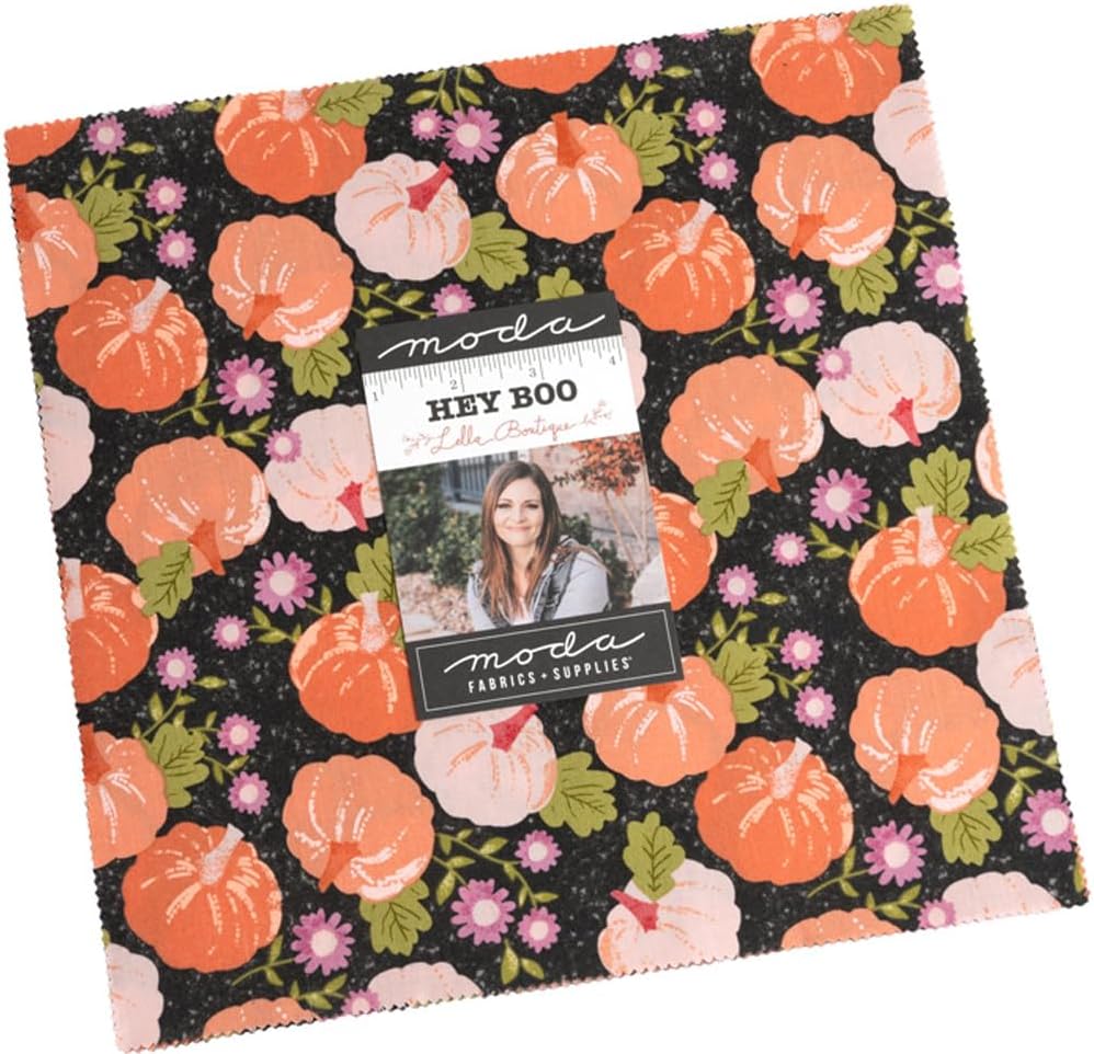 Amazon.com: Moda Fabrics Hey Boo Layer Cake by Lella Boutique 5210LC ...
