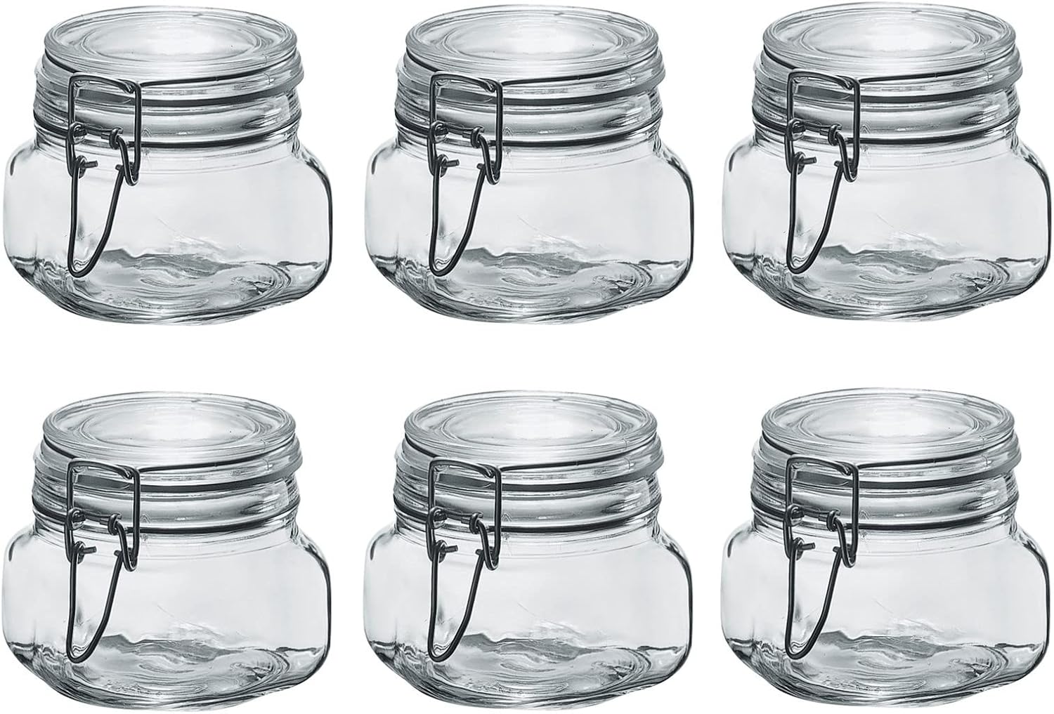 Amazon.com: Amici Home Glass Hermetic Preserving Canning Jar | Italian ...