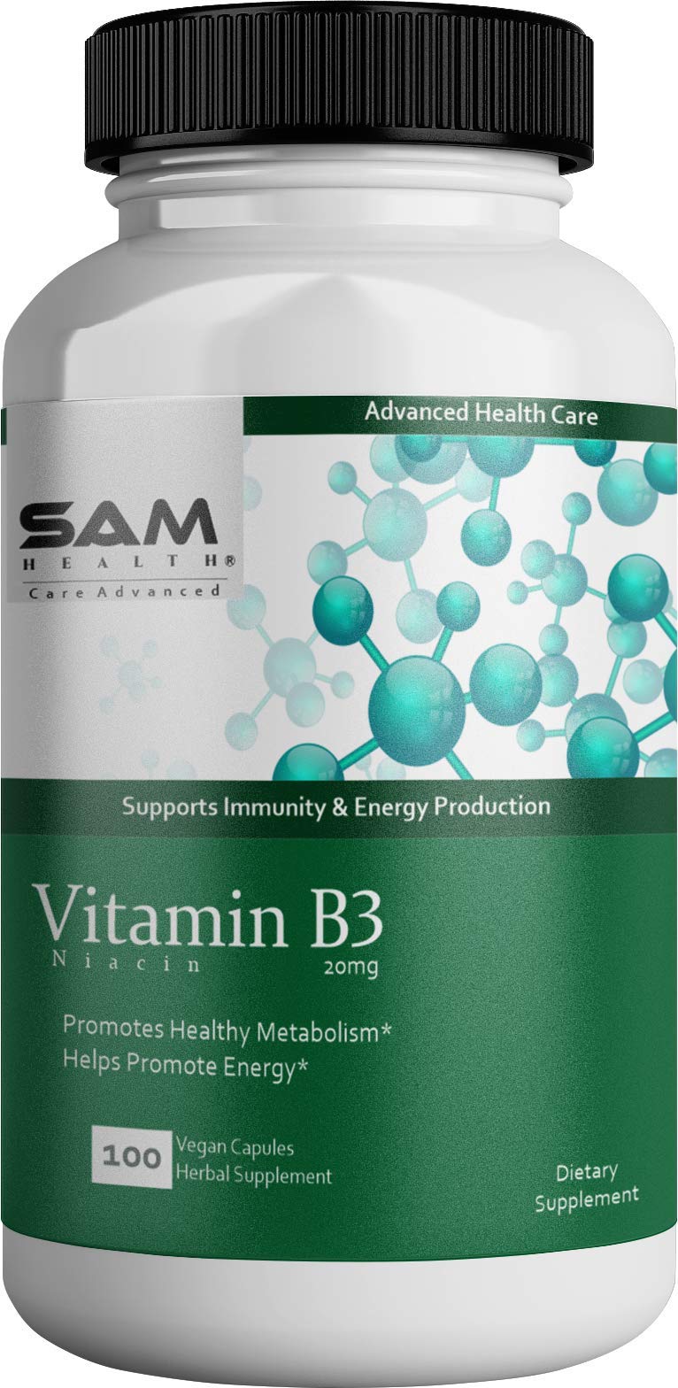 SAM HEALTH Vitamin B3 120 capsules : Amazon.in: Health & Personal Care